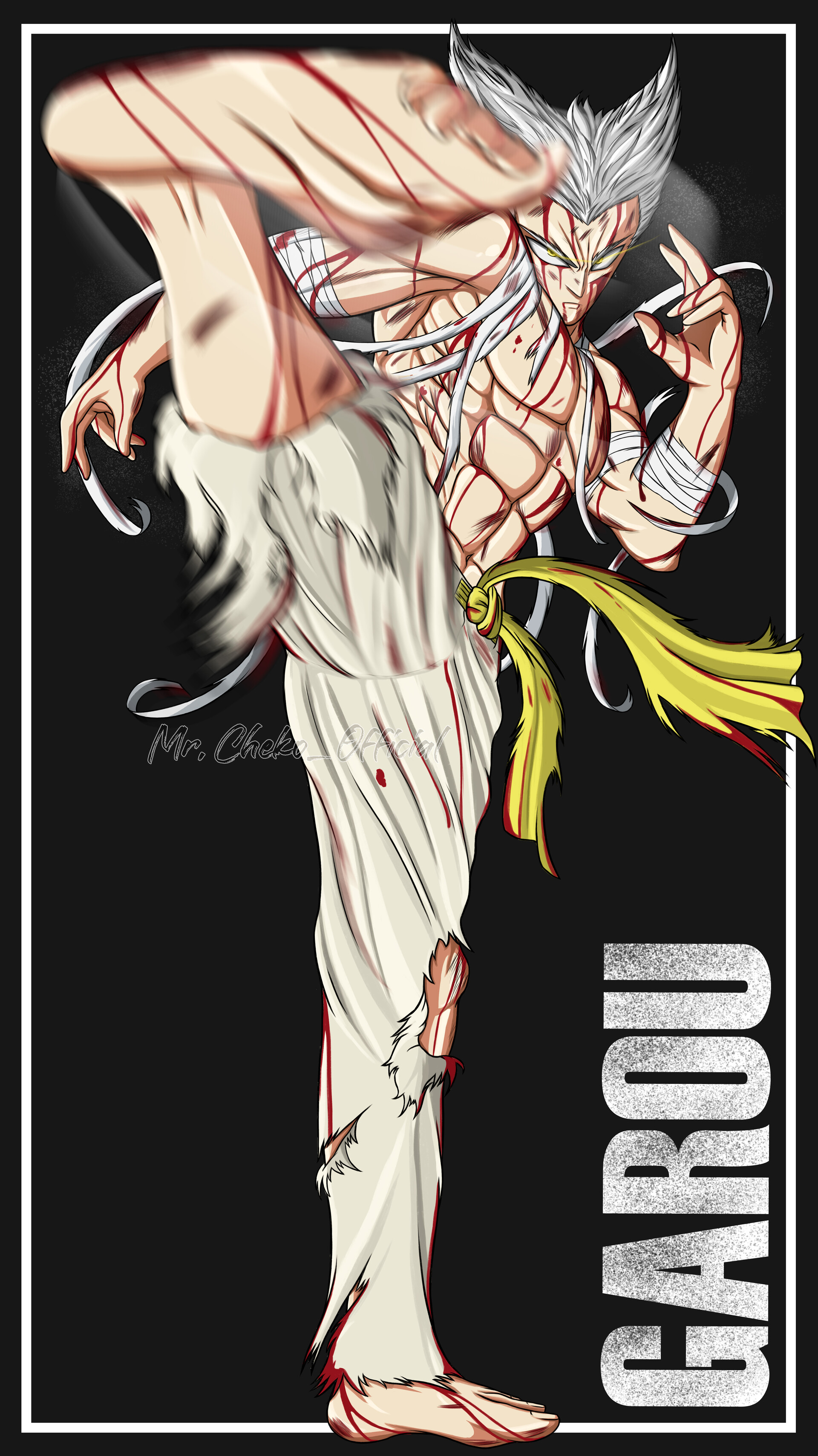 ArtStation - FanArt: Garou/One Punch Man