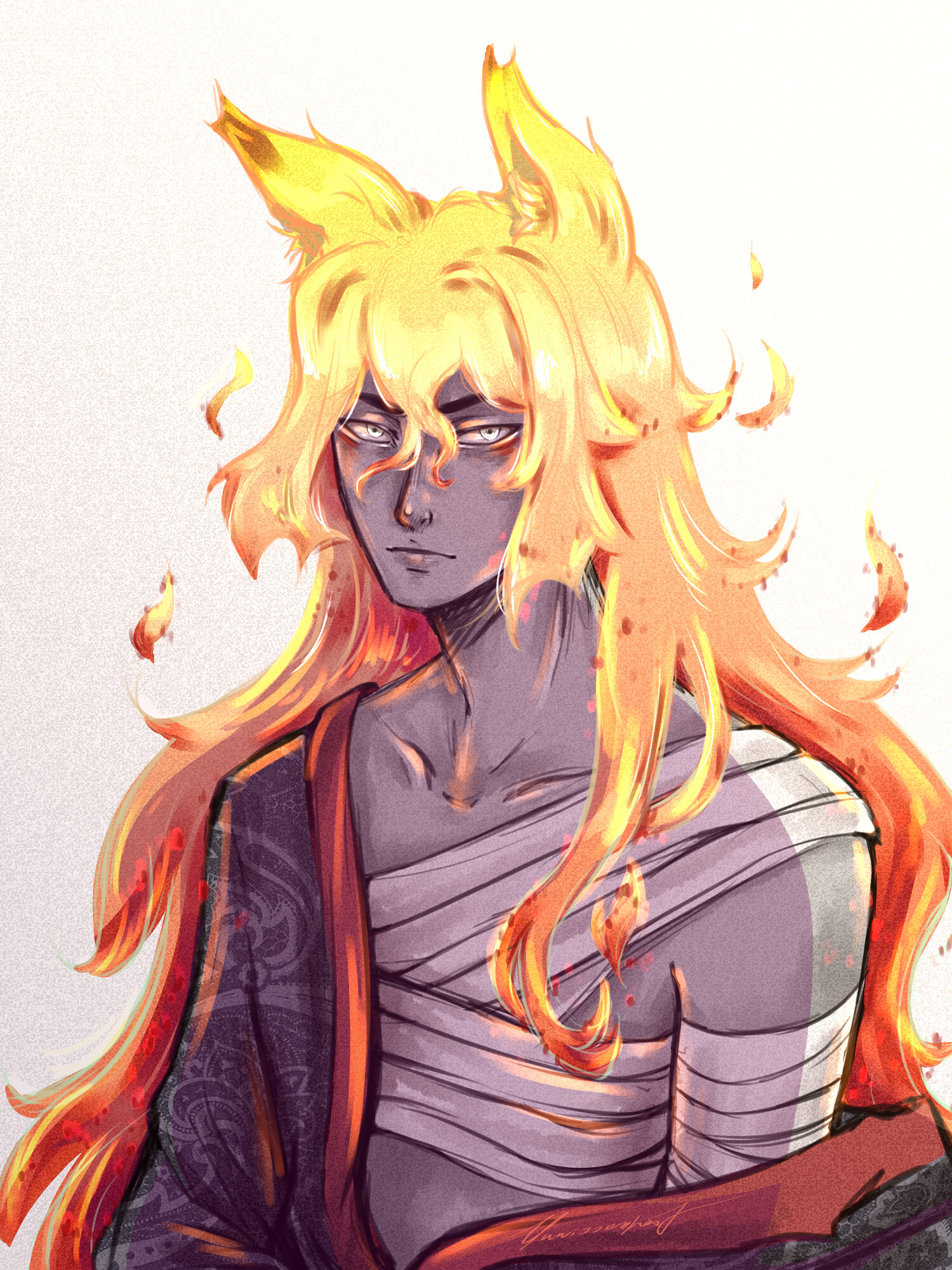 ArtStation - Fire man