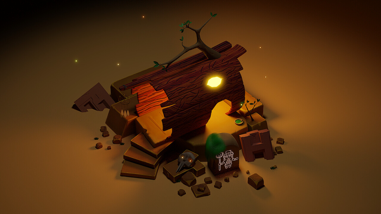 ArtStation - Shaman shack