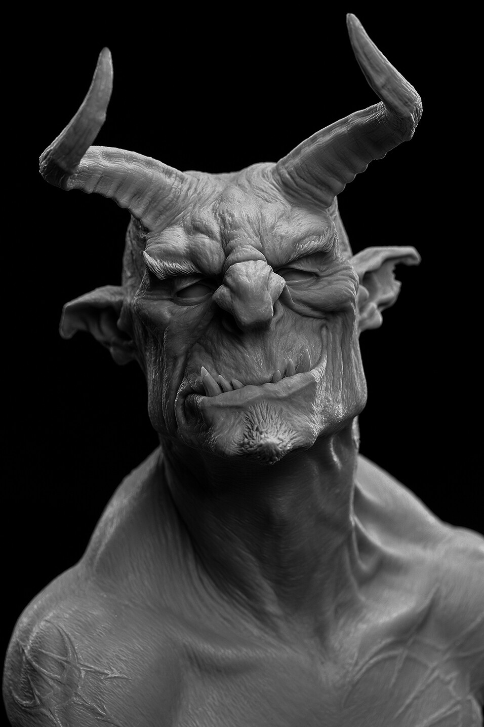 ArtStation - Demon Bust - Smug