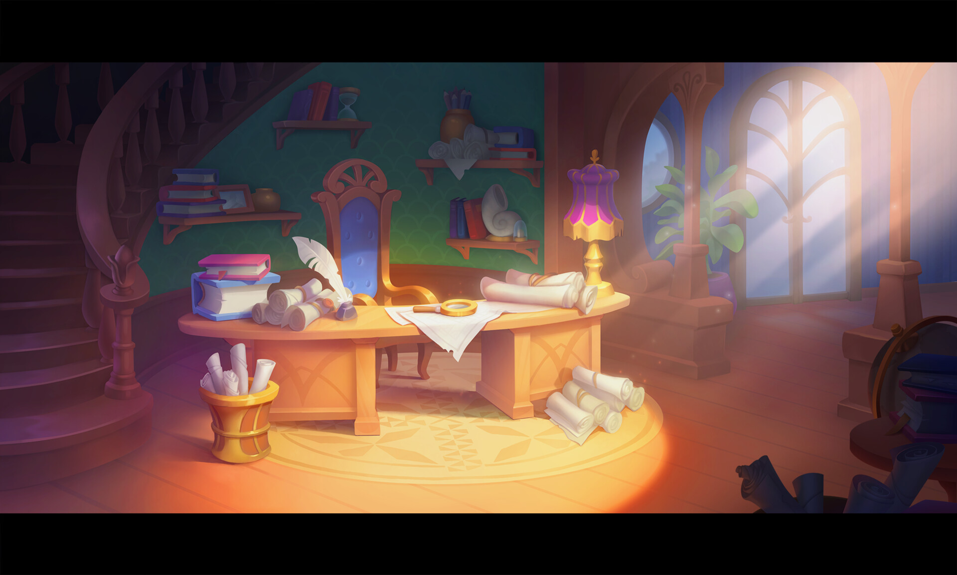 ArtStation - Study Room (2020)