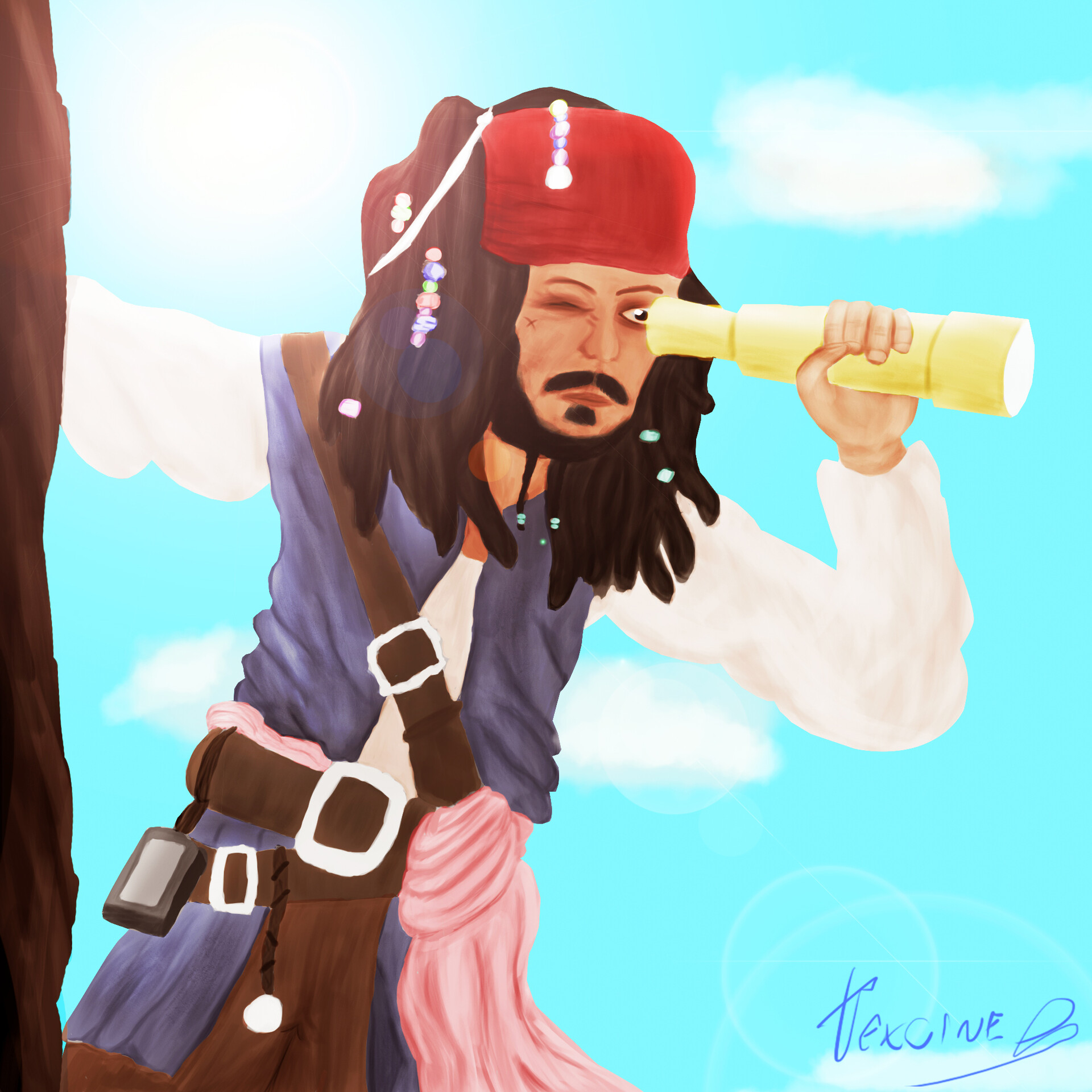 ArtStation - Captain Sparrow