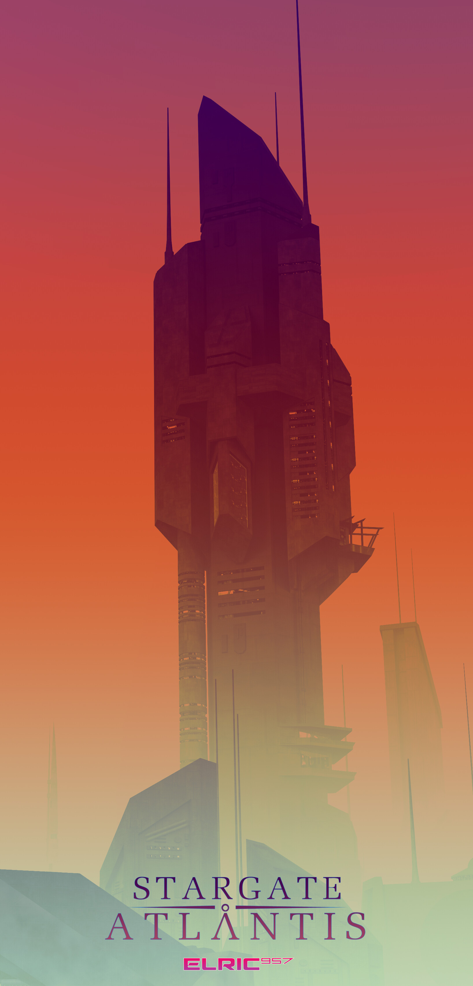 Elric 957 - Red sunshine on Atlantis