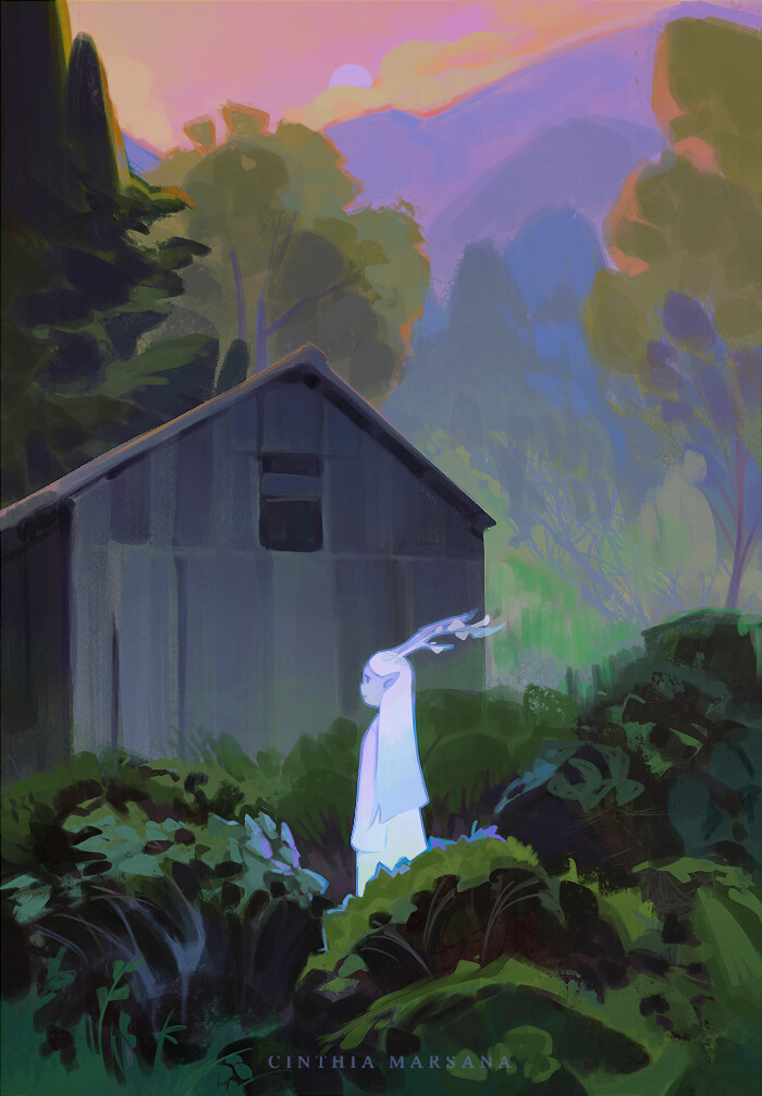 ArtStation - Sunset spirit