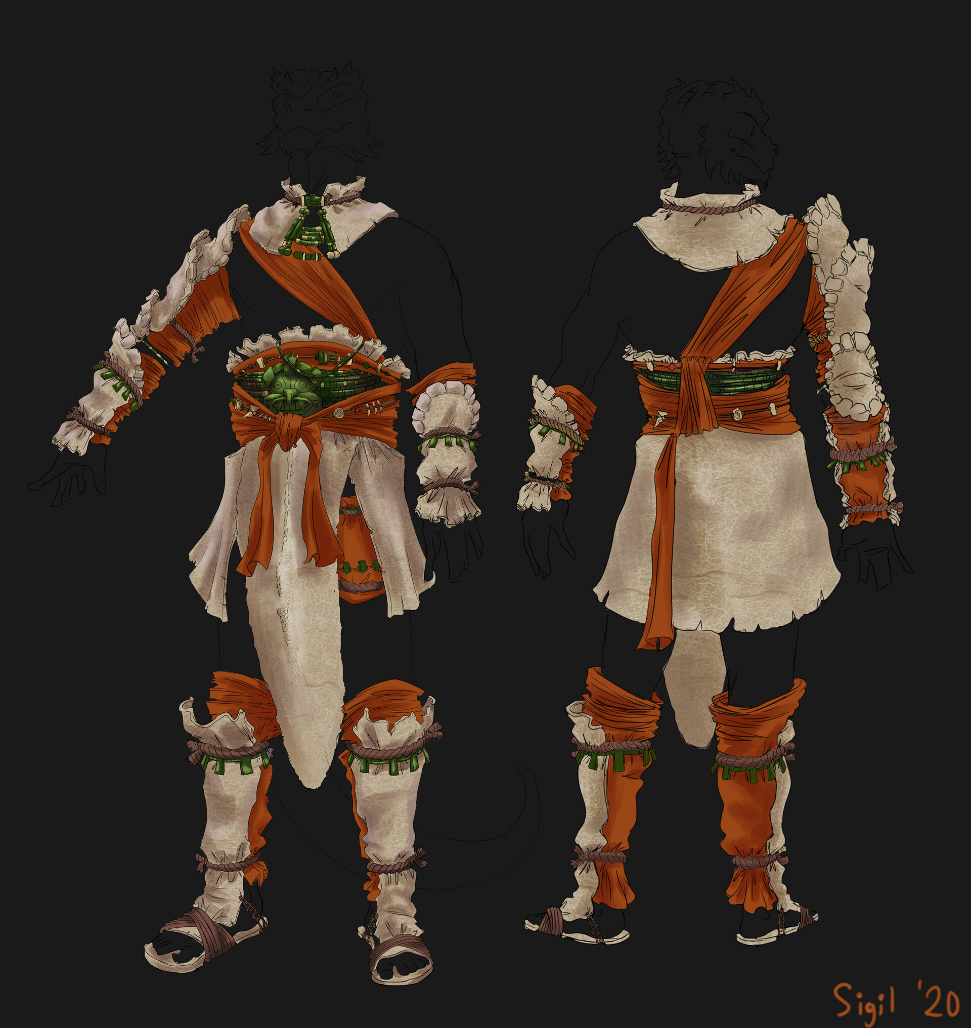 ArtStation - Beyond Skyrim: Black Marsh - Guarhide Armor