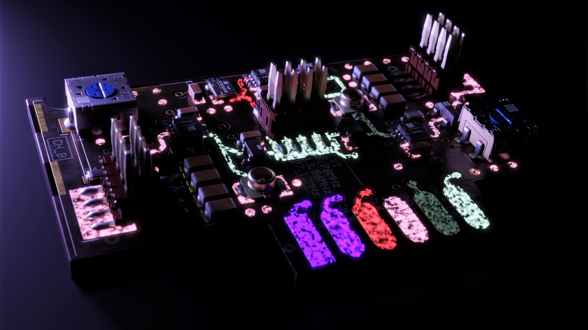 ArtStation - Circuit Board 7 - Signal Generator