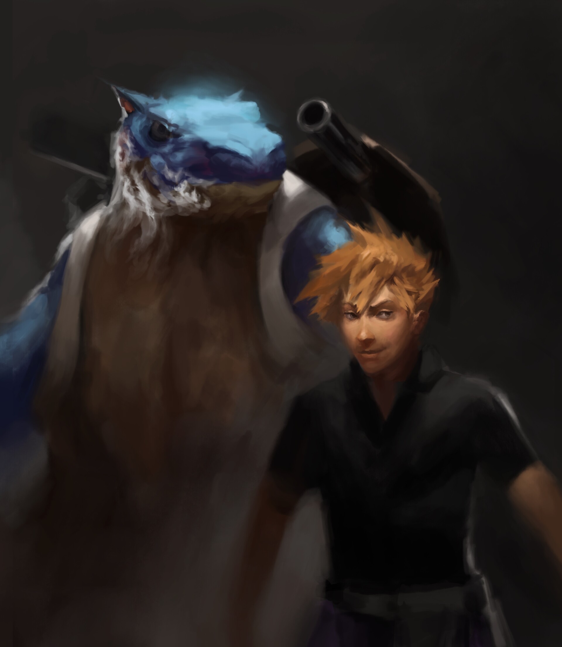 ArtStation - Gary and Blastoise