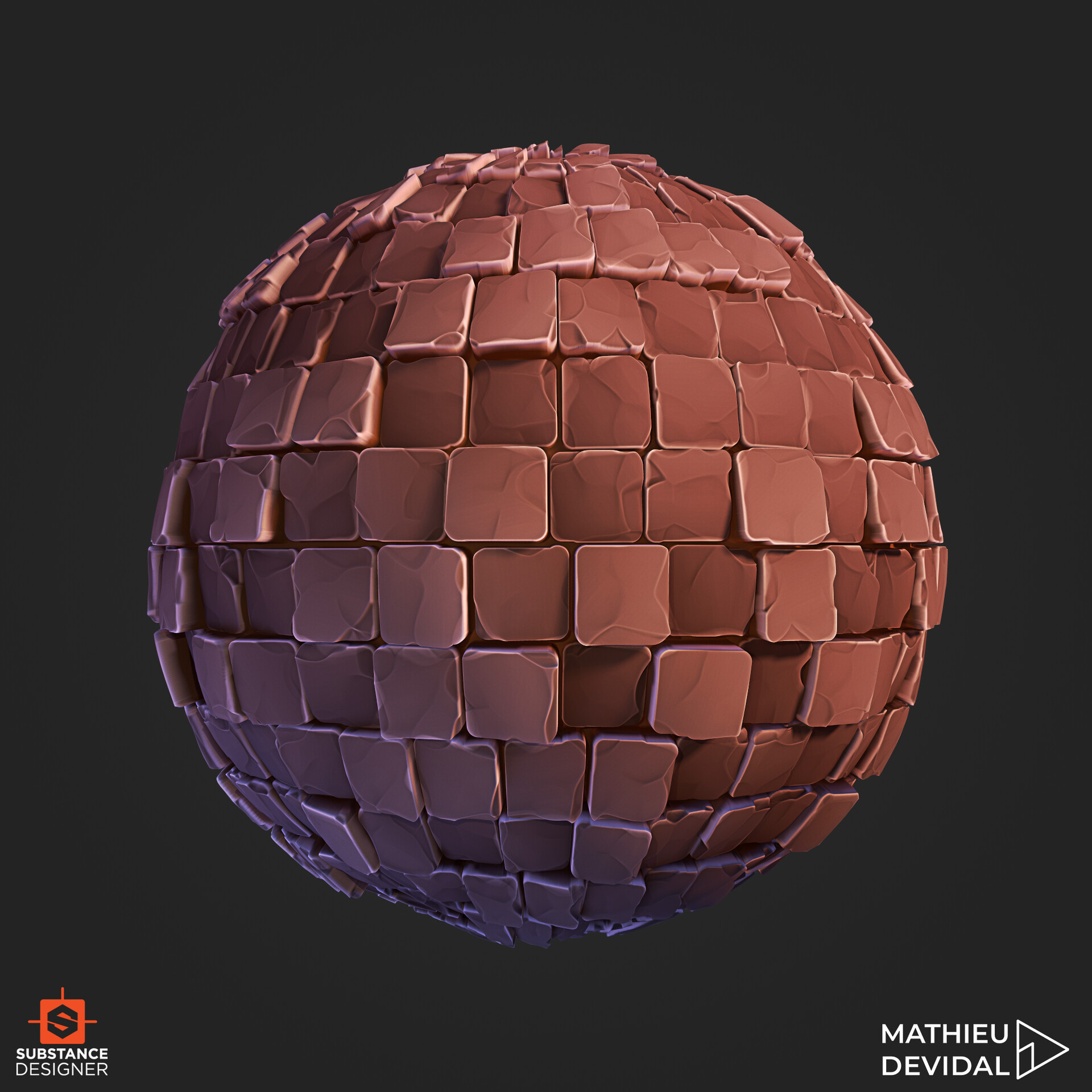 ArtStation - Stylized Pavement Material - Substance Designer