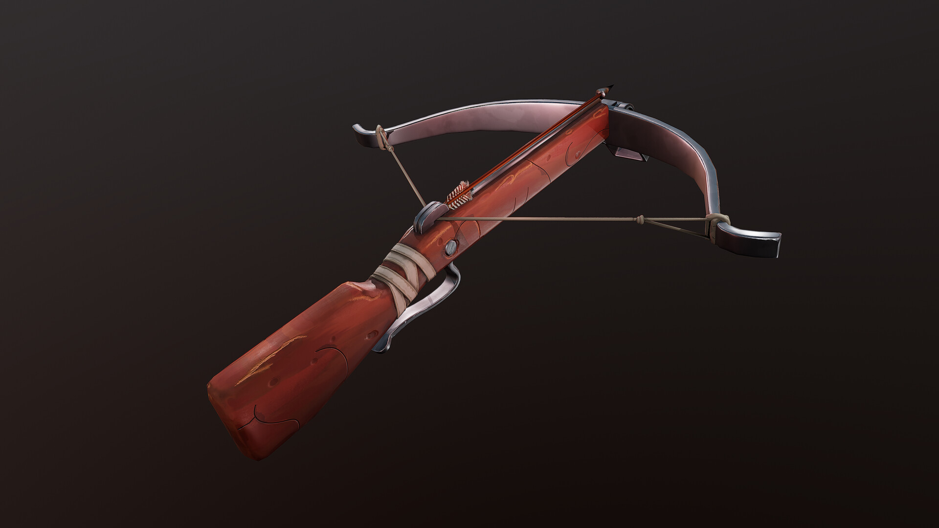 ArtStation - Texturing Practice - Stylized/handpainted crossbow