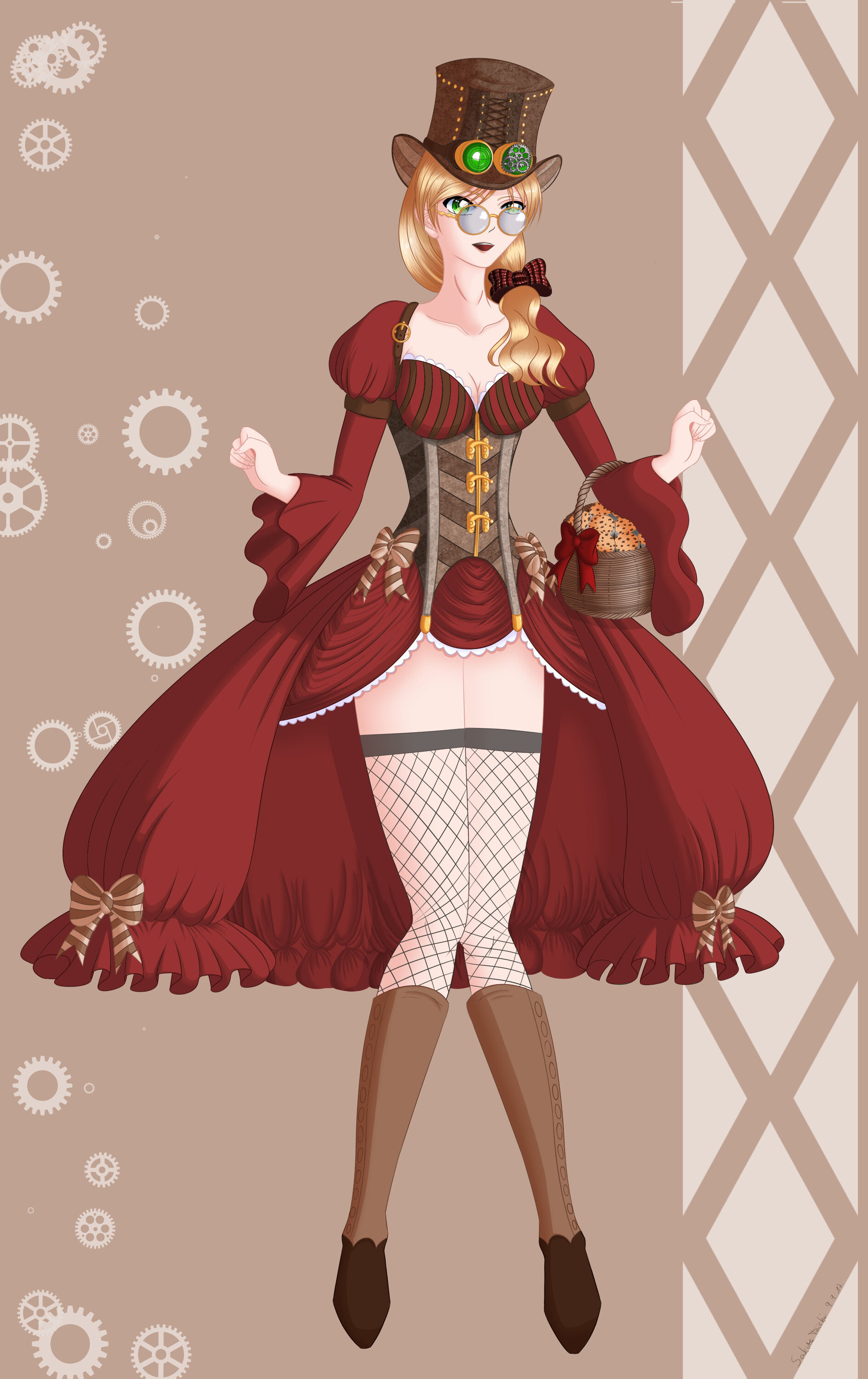 ArtStation - Steampunk Lady