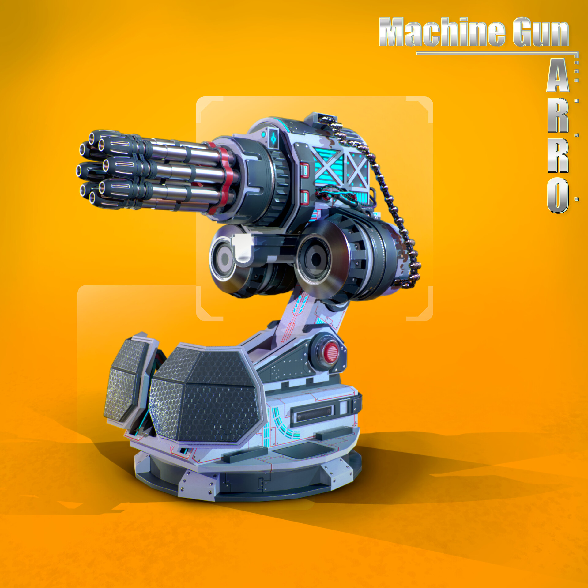 ArtStation - Mahine Gun Arro