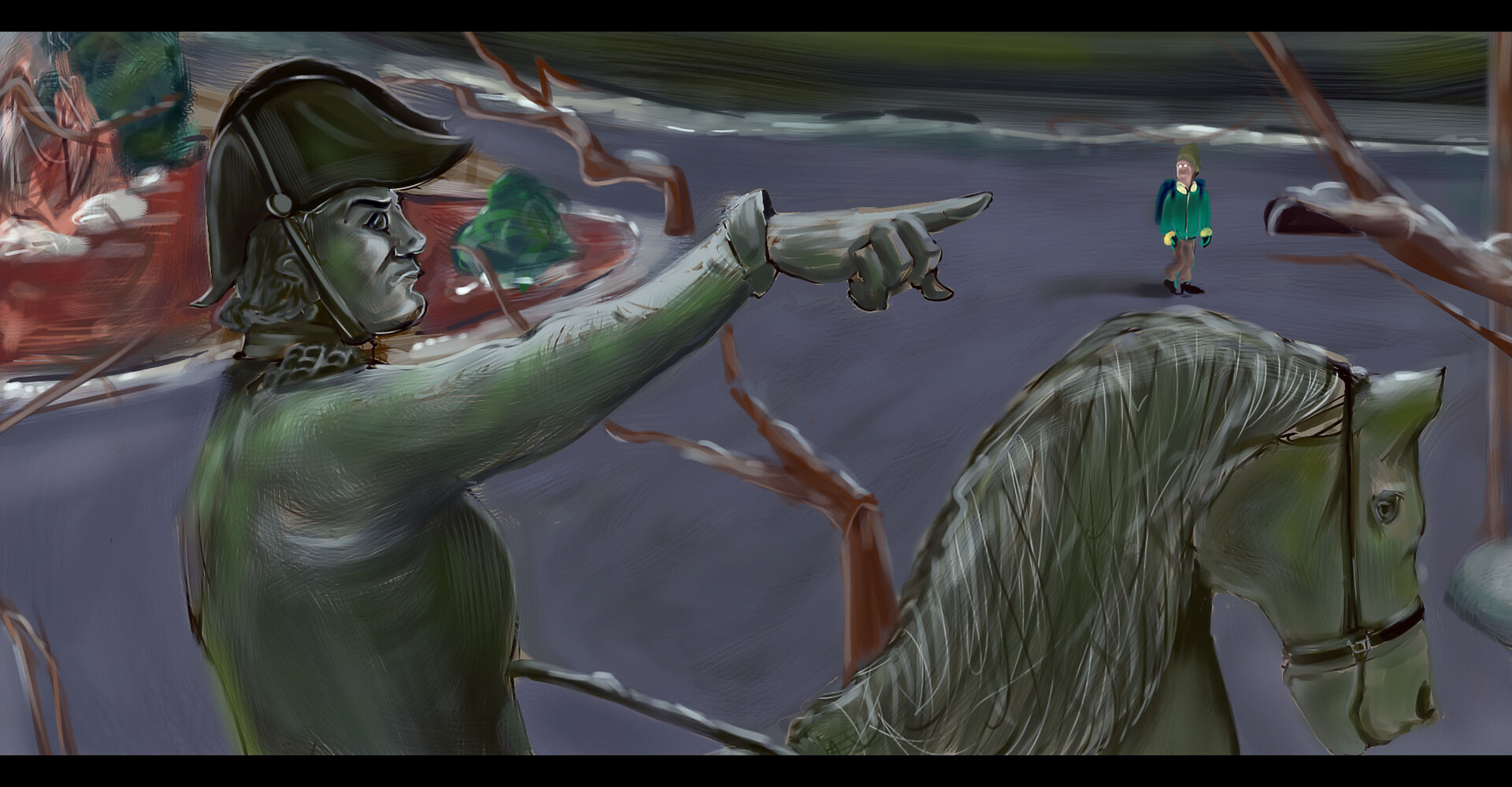 ArtStation - Speed Paint #7 : Home Alone