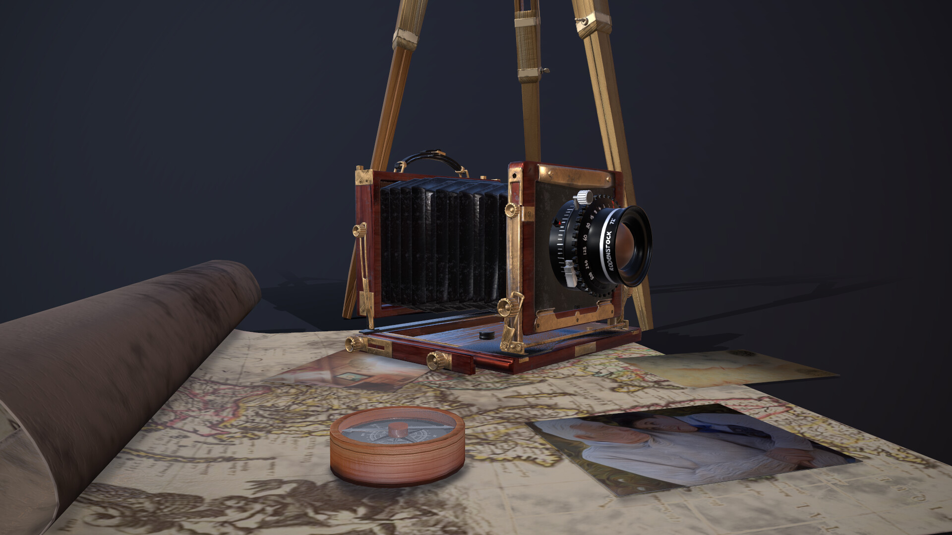 ArtStation - Prop Development: Asset 2 (Vintage Camera)
