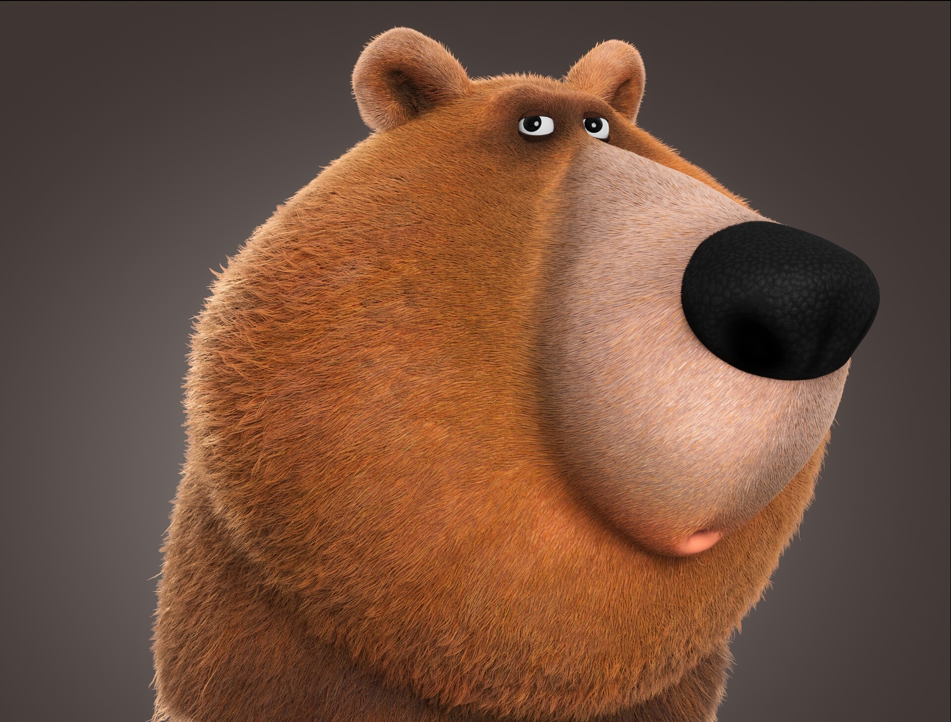 ArtStation - Thoughtful bear