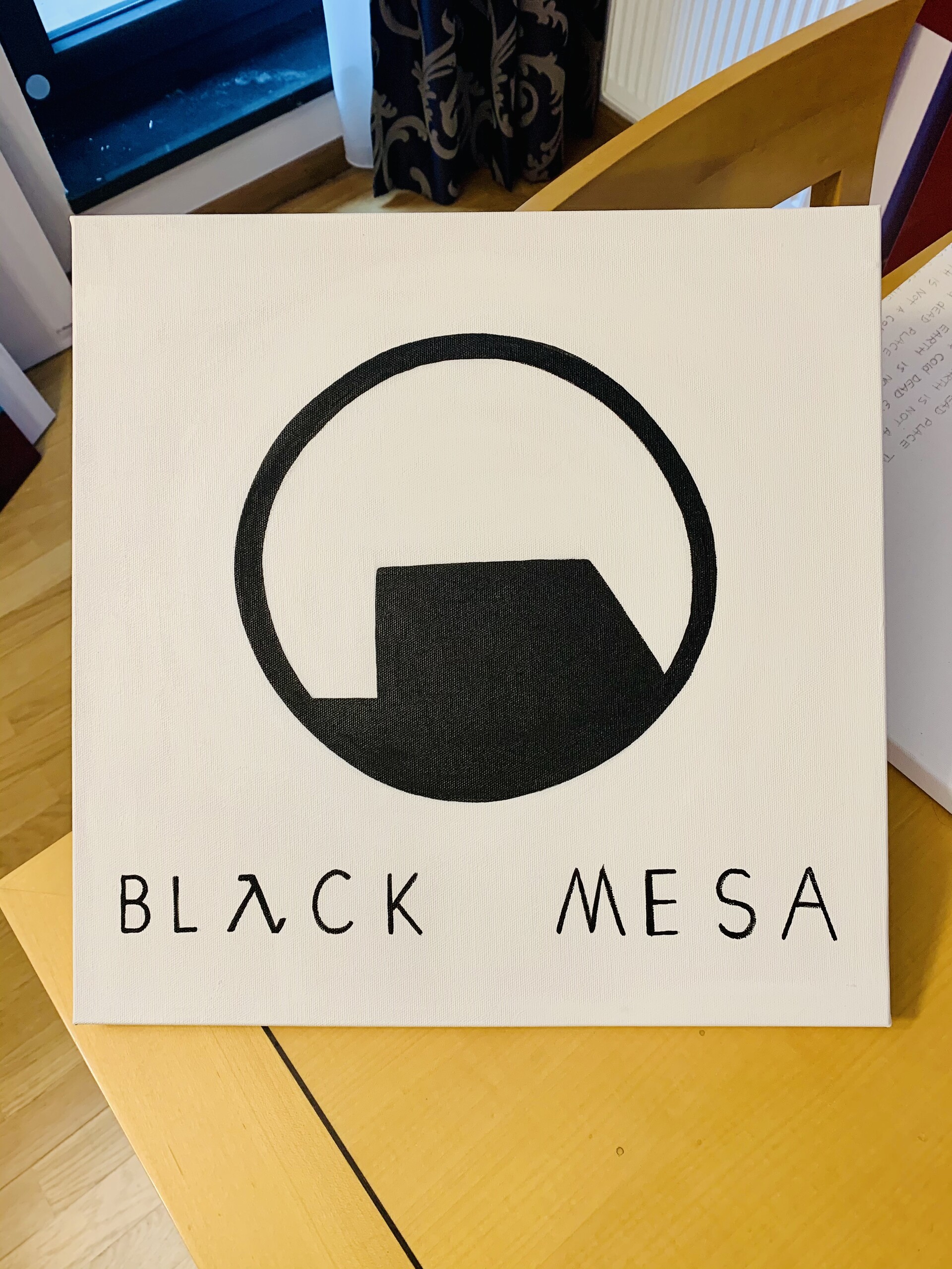 Edward Munn (EDM) - Black Mesa (painting)