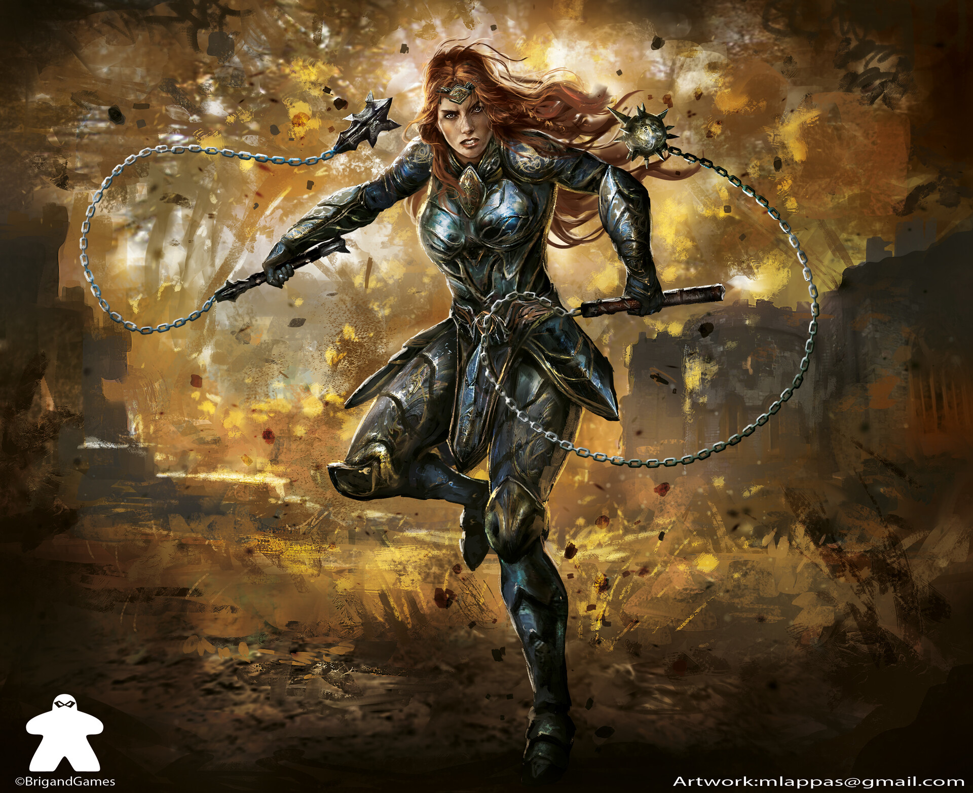 ArtStation - Boudica-Card-Erudia: Battle of Birthrights