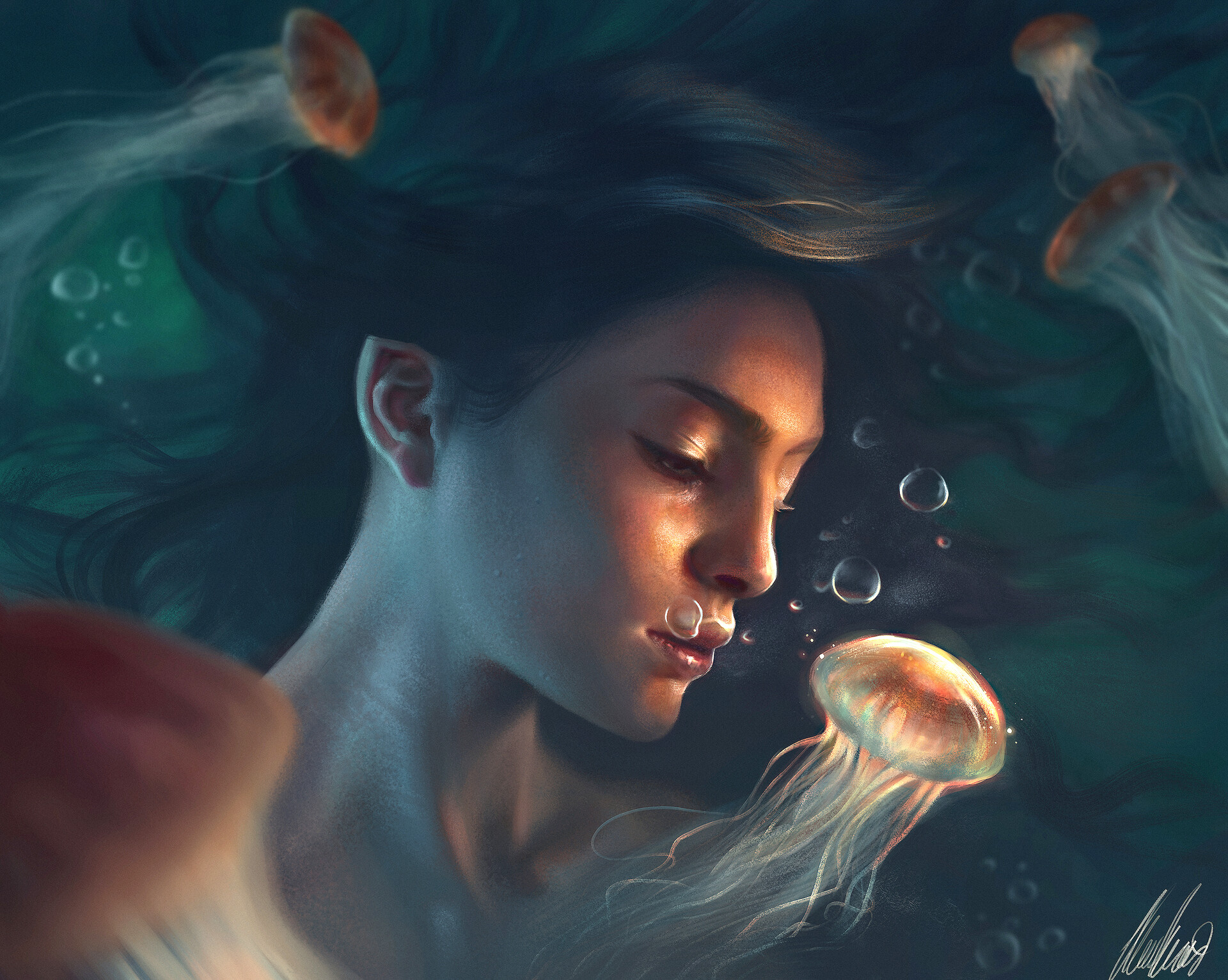 ArtStation - Mermaid Portrait II
