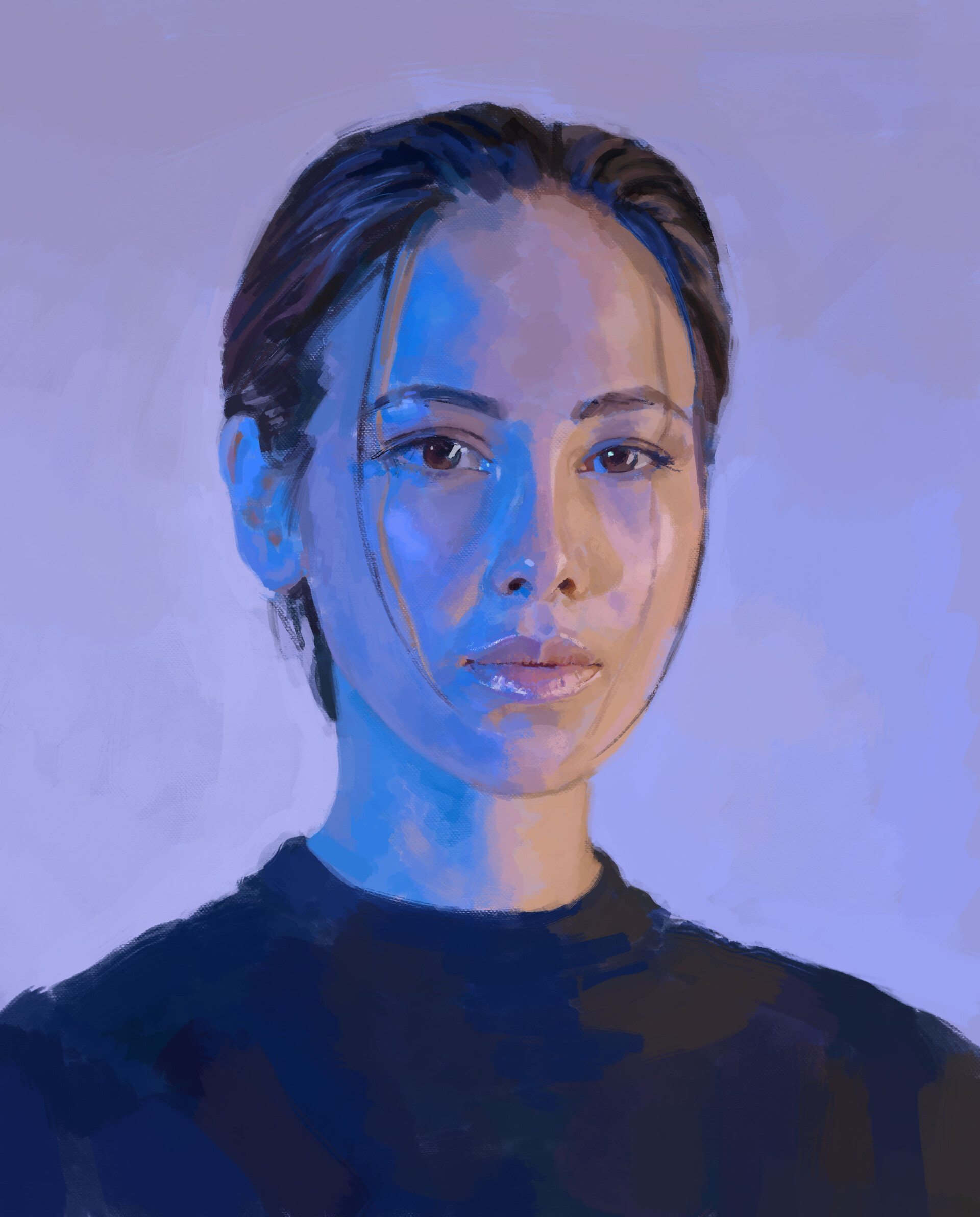 ArtStation - Blue Girl