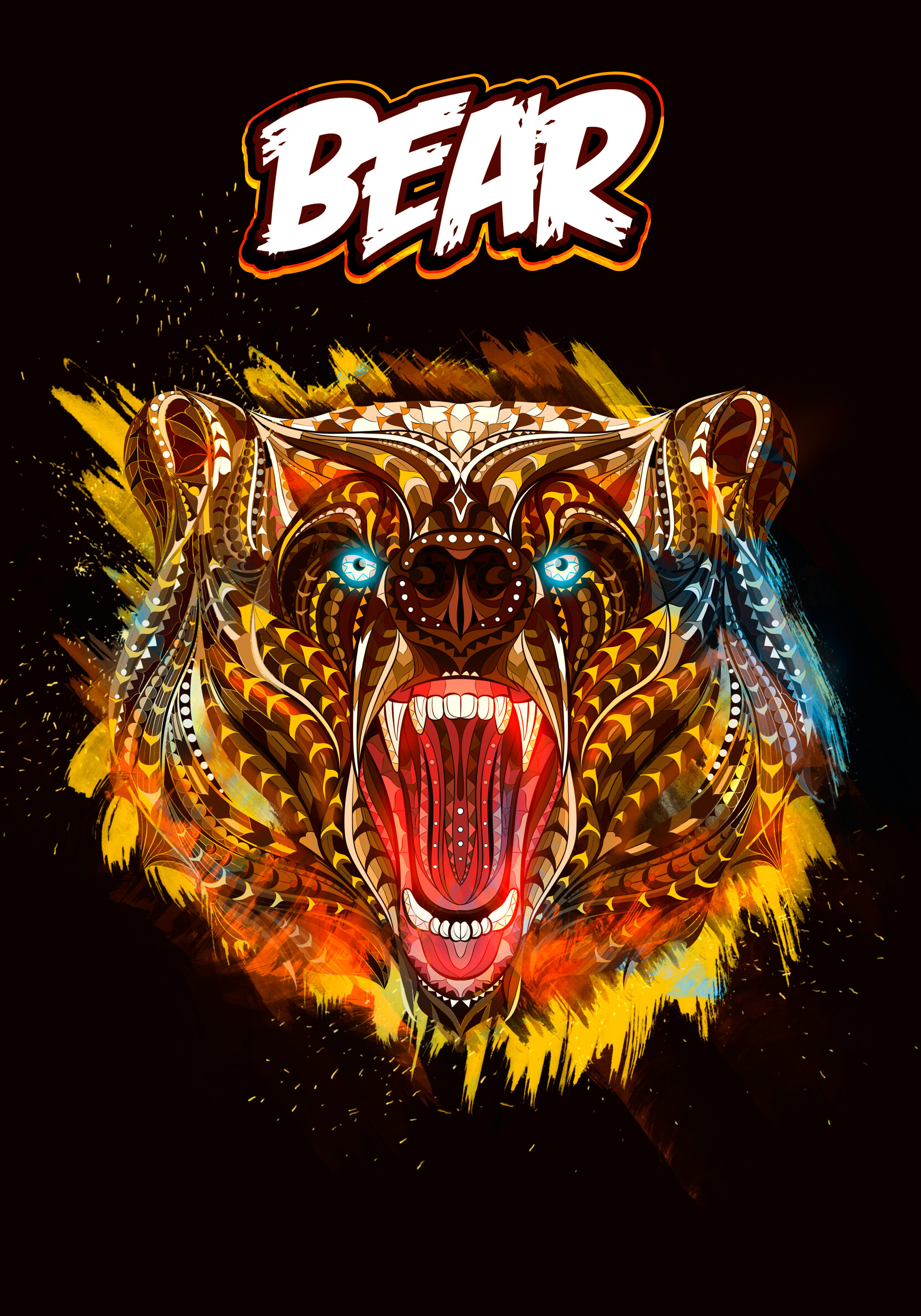 ArtStation - Vector Bear 2D BY Oscar creativo