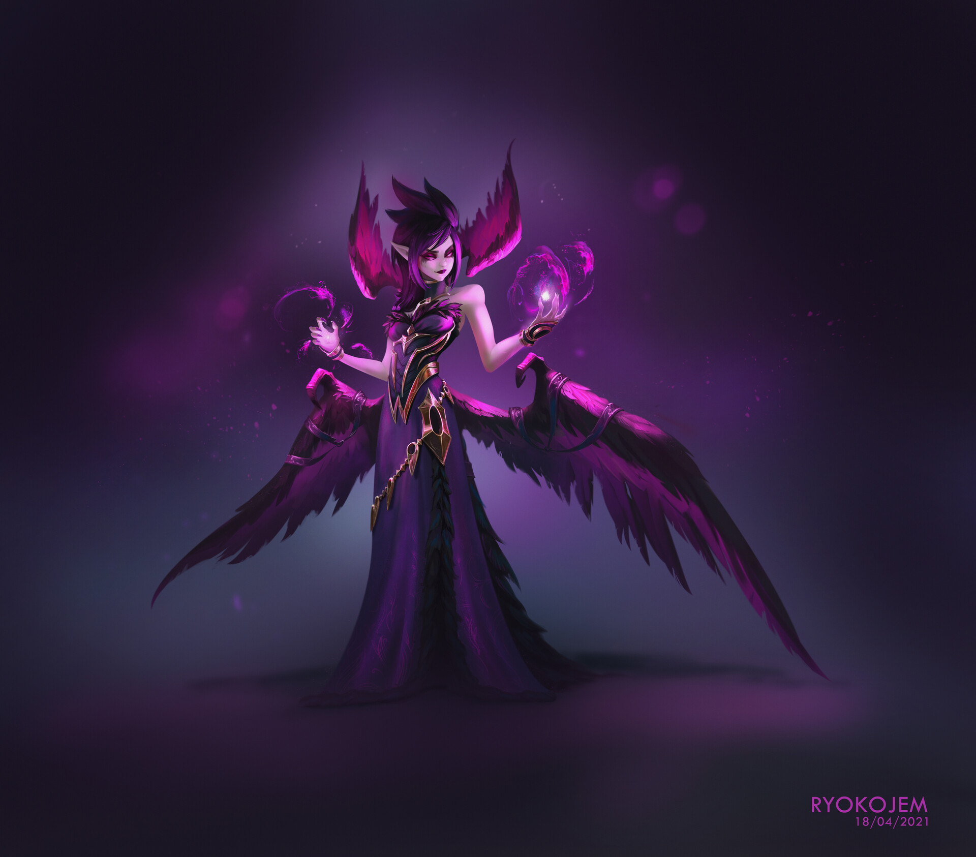 Artstation Morgana League Of Legends Fanart