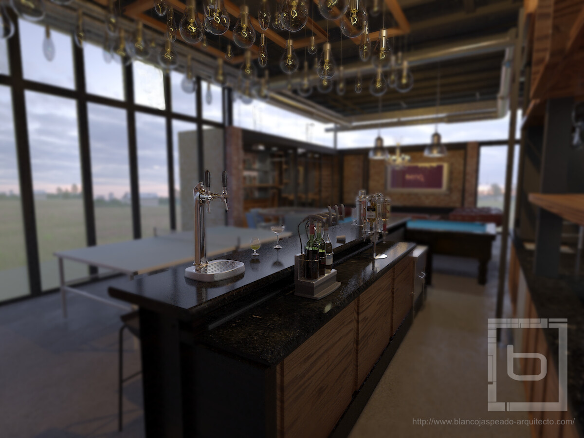 ArtStation - BAR CABINET AND FURNITURE