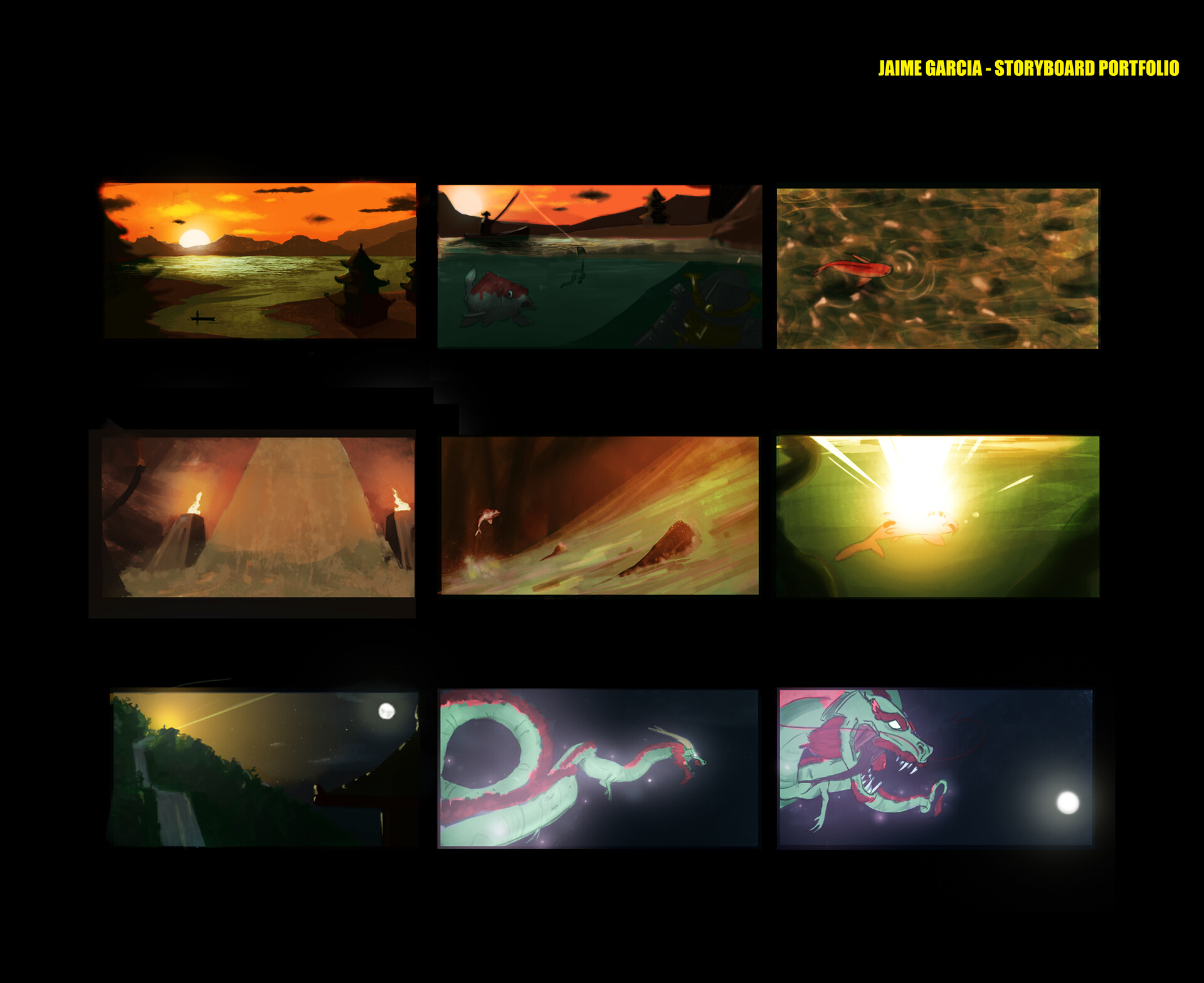 ArtStation - The course of the koi carp