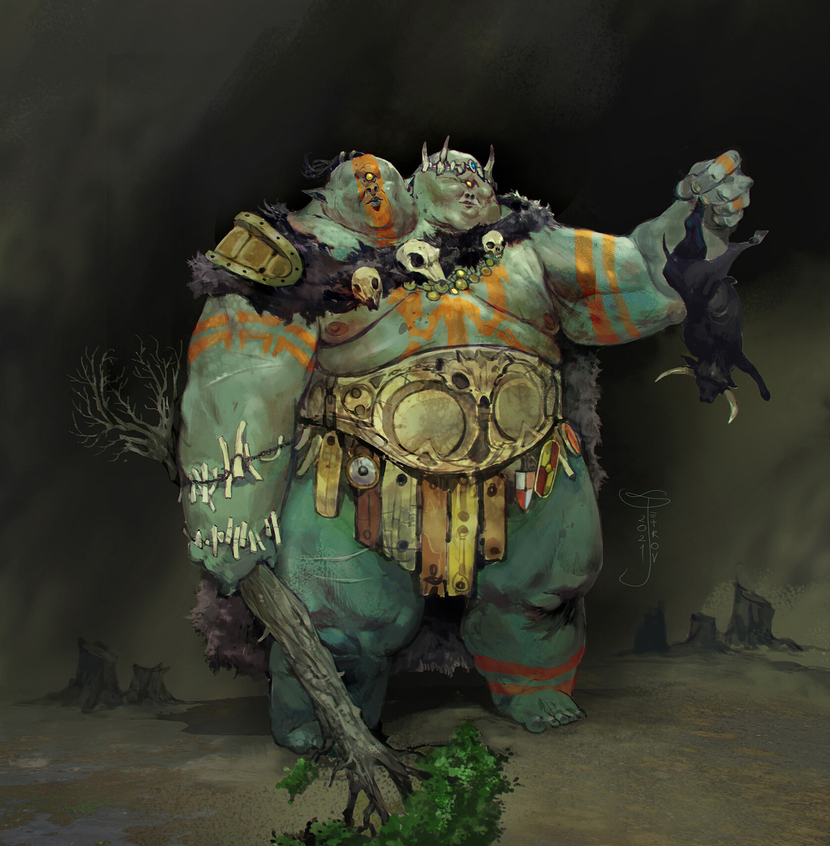 ArtStation - Ogre Chieftain