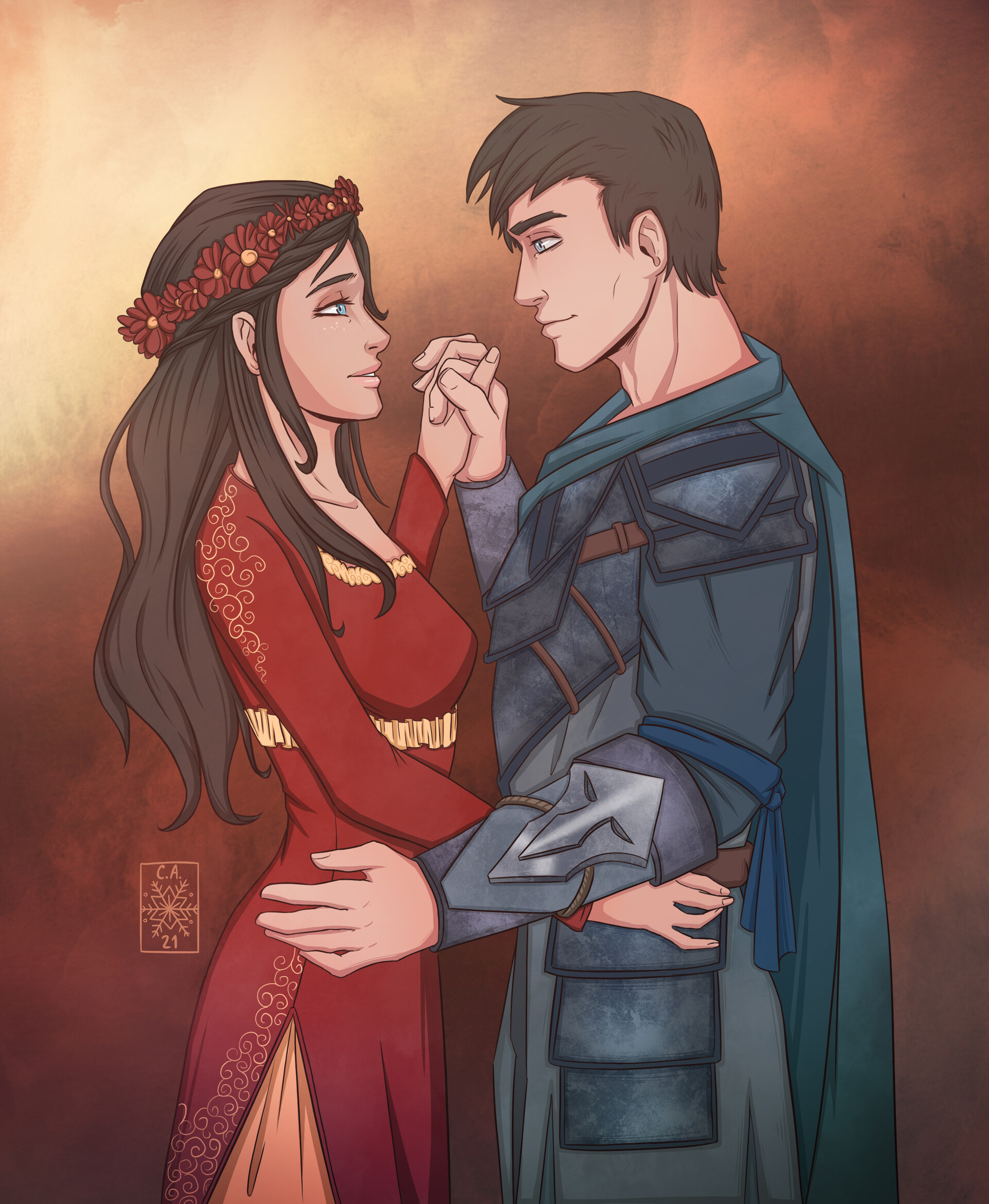 ArtStation - D&D Couple Commission