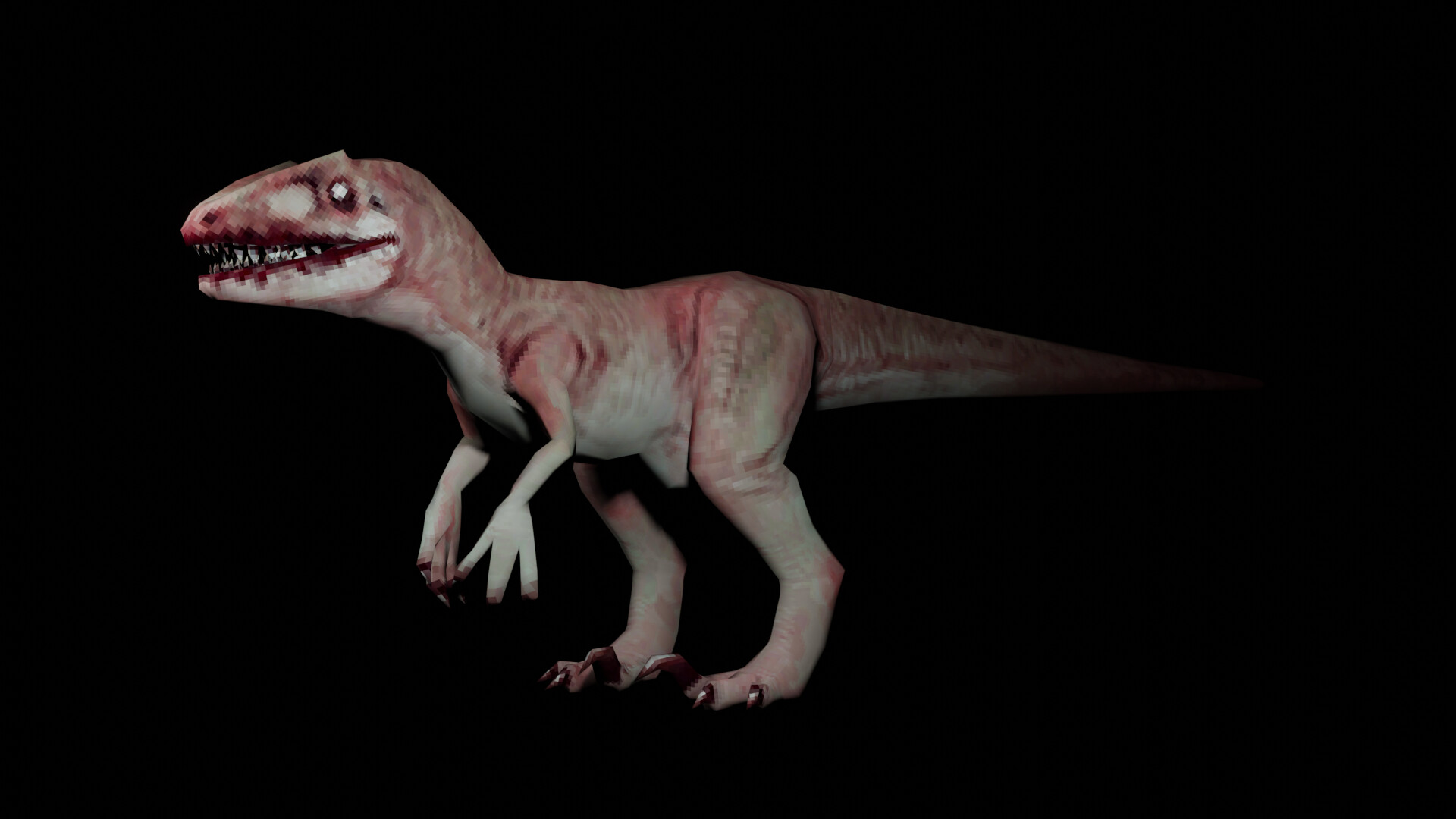 ArtStation - low poly raptor