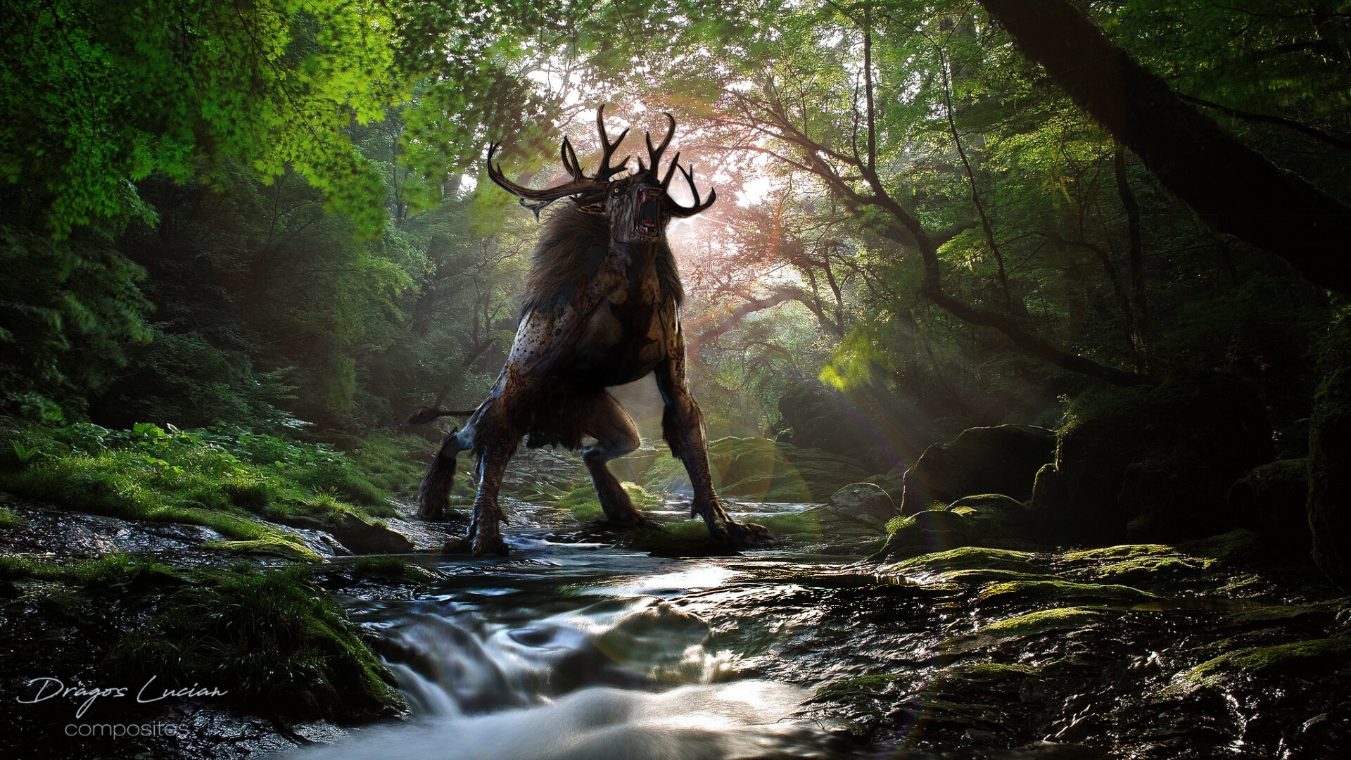 ArtStation - The Fiend - The witcher 3- morning scenery