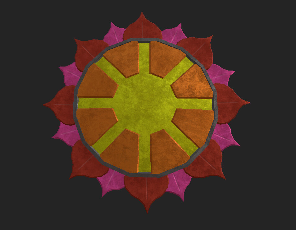 ArtStation - Flower Shield