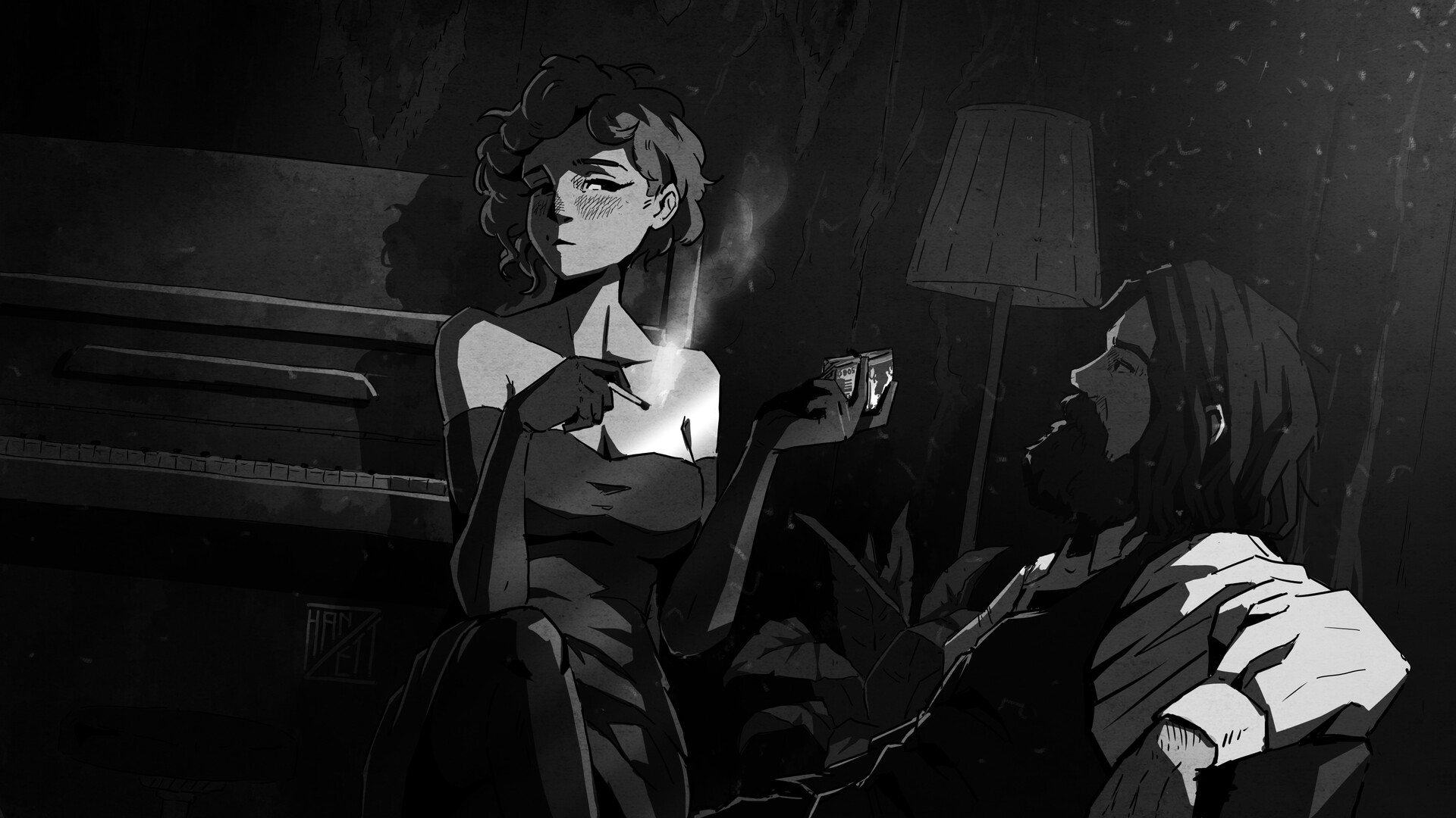ArtStation - Noir sketch