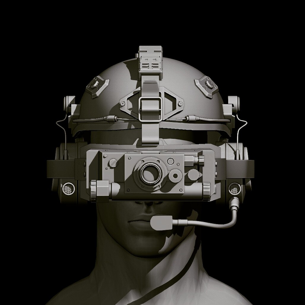 ArtStation - night vision goggles helmet