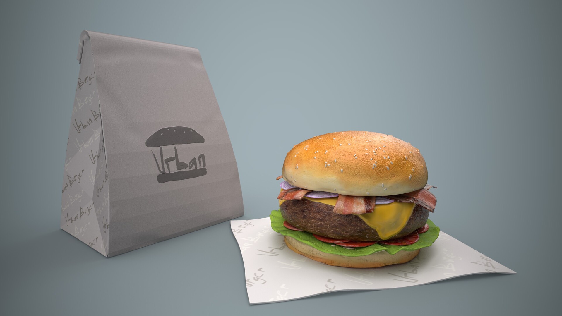 ArtStation - Urban Burger