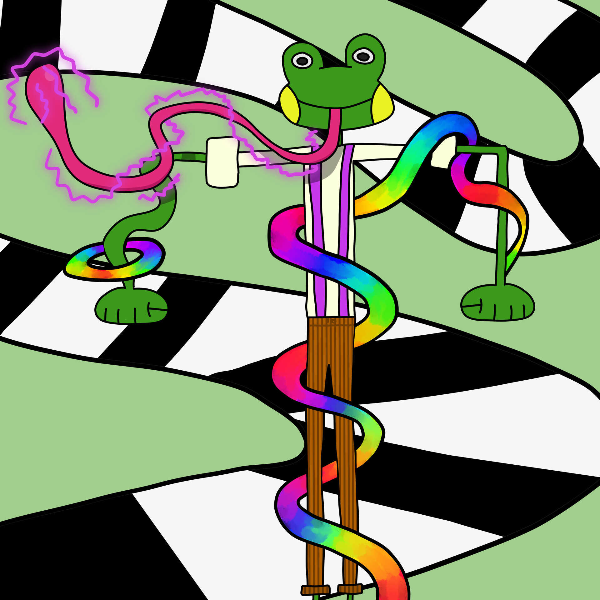 ArtStation - Groovy frog