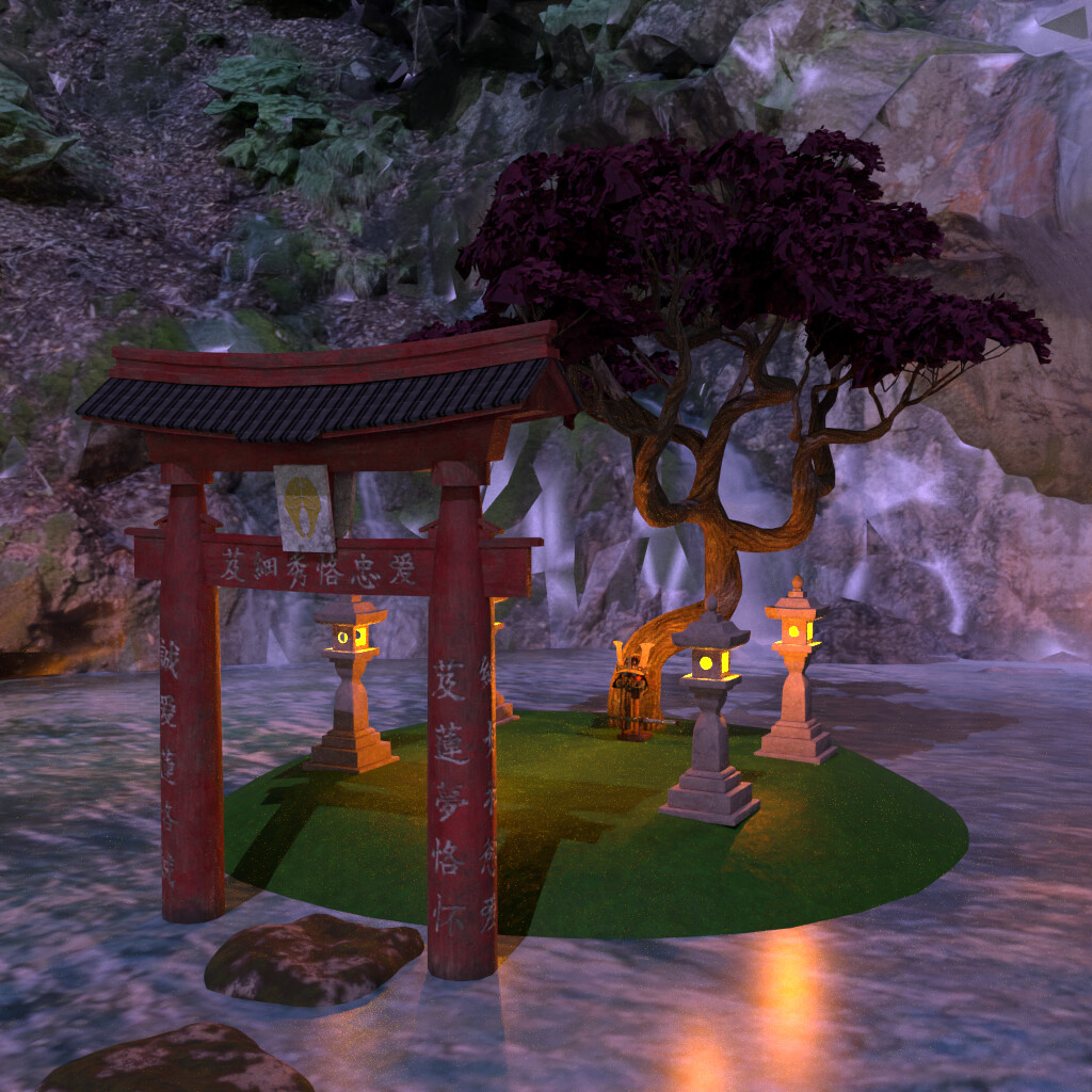 ArtStation - Samurai Shrine