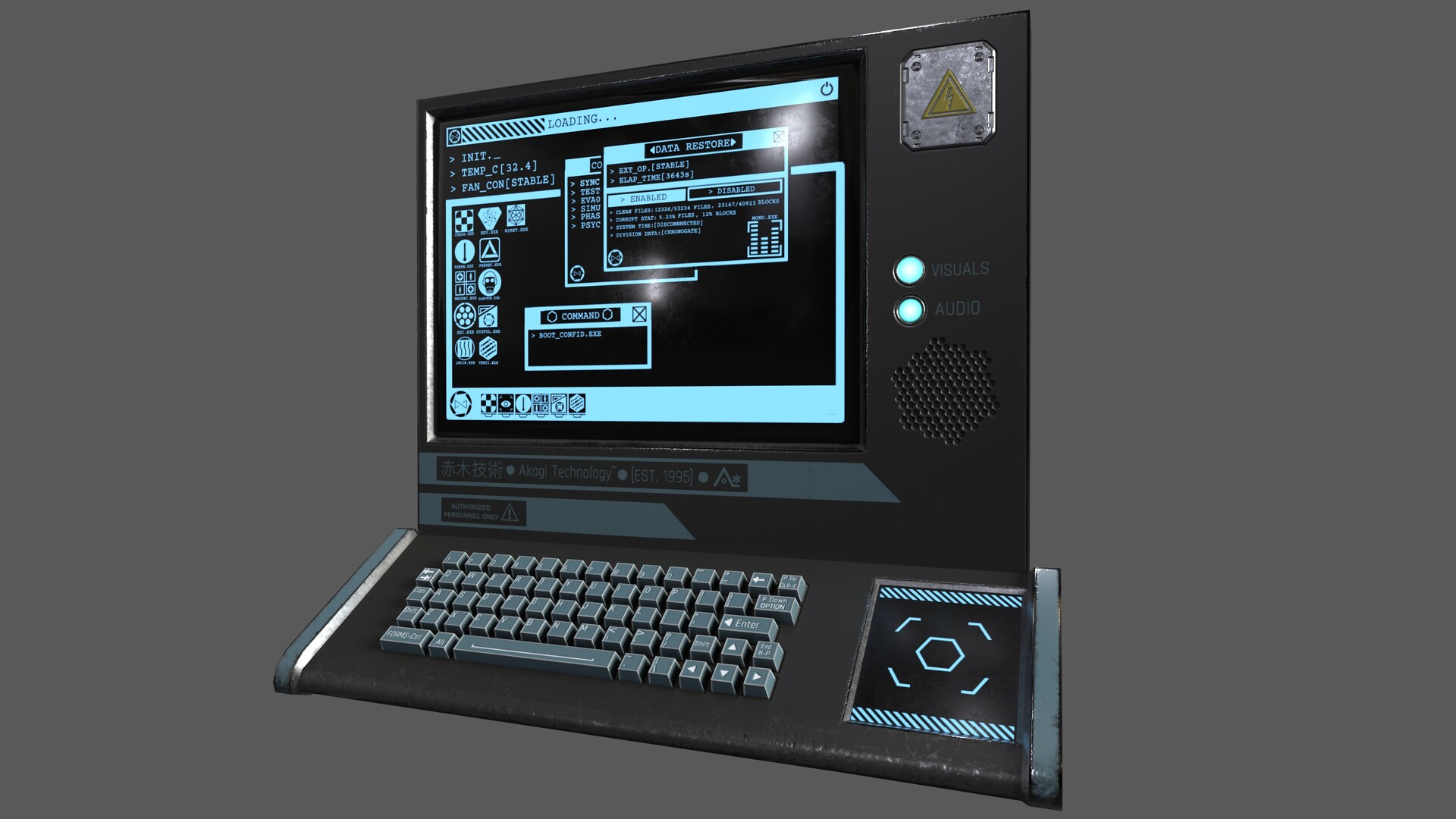 ArtStation - Sci Fi Lab [CHRX] Environment | Wall Mounted Terminal