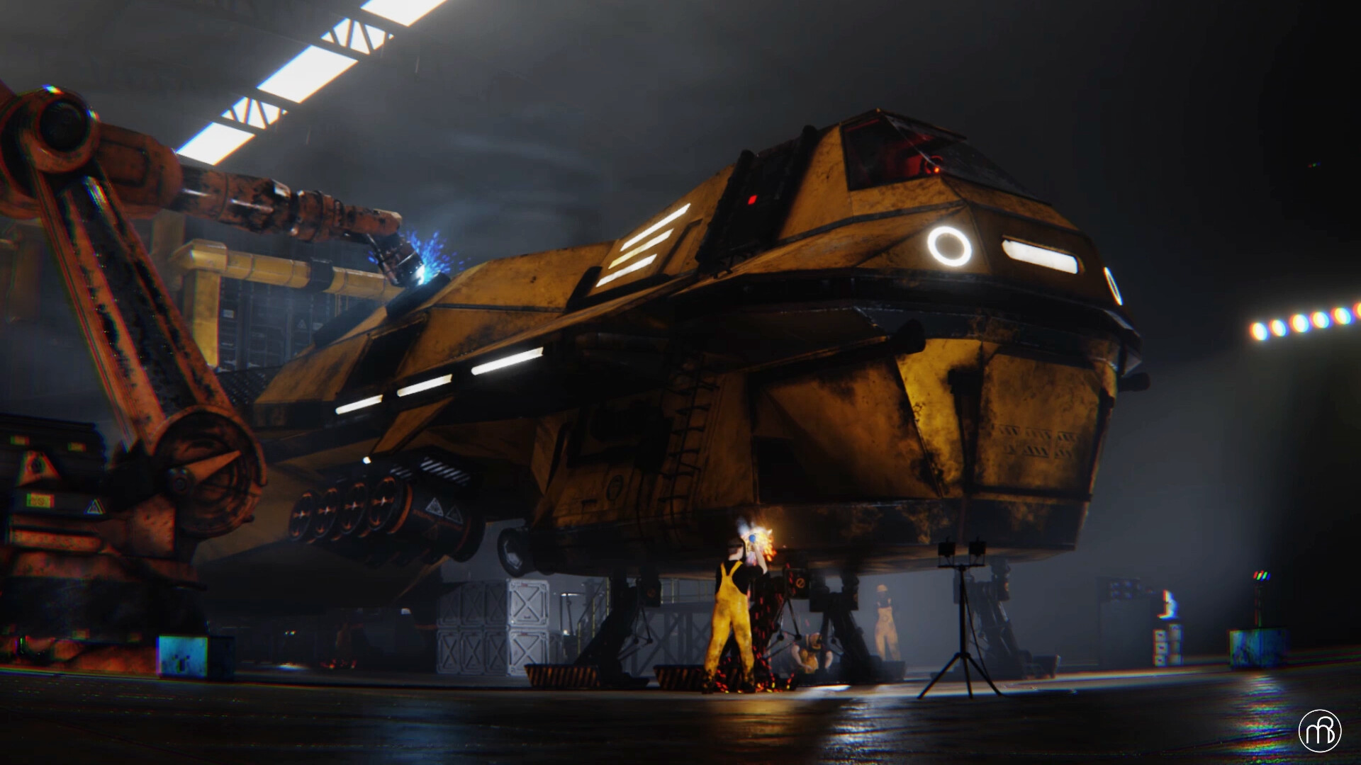 cargo spaceship concept