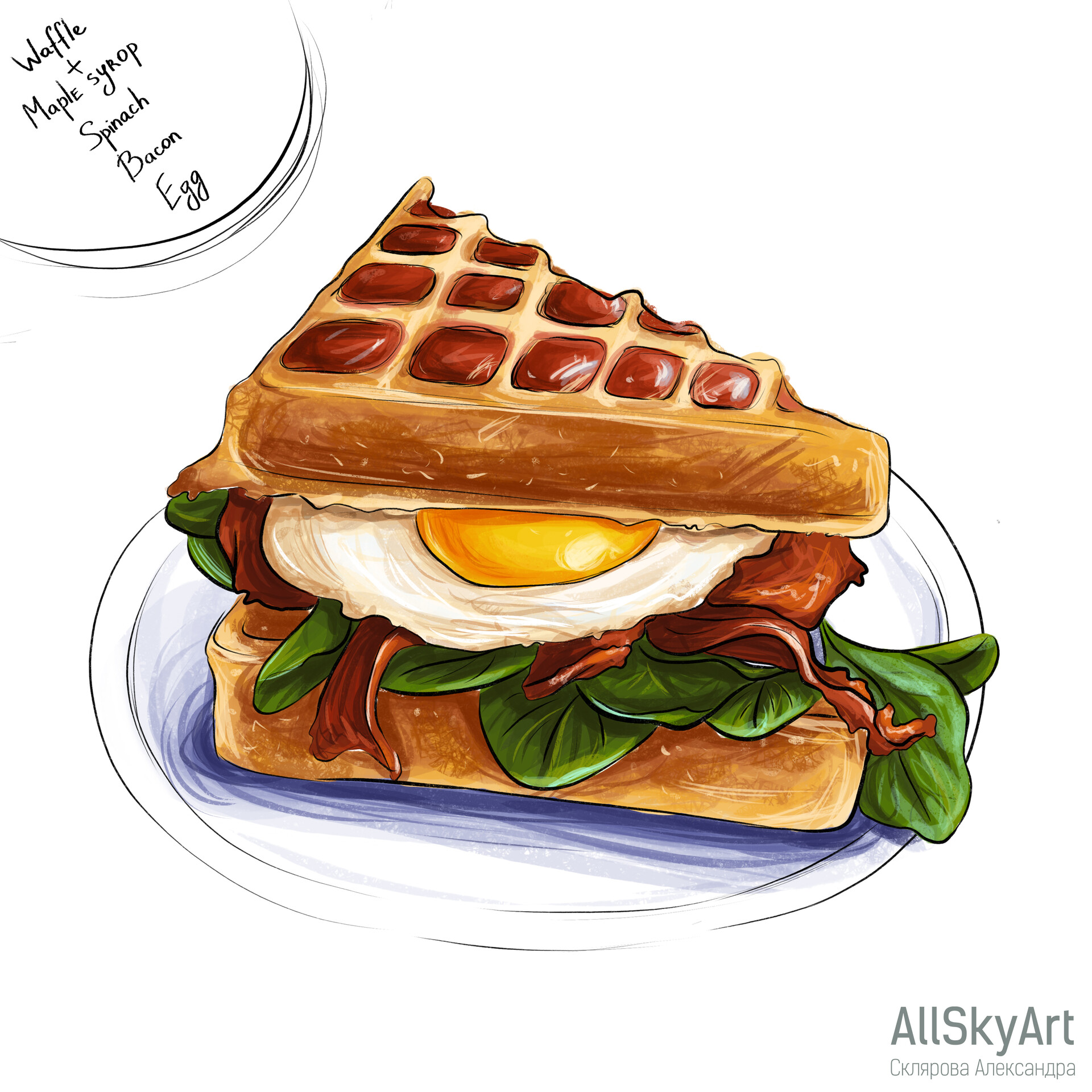 ArtStation - Toast illustration