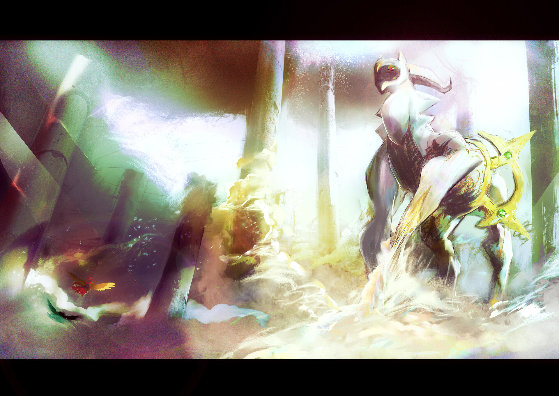 ArtStation - Pokemon Acreus - Flying by