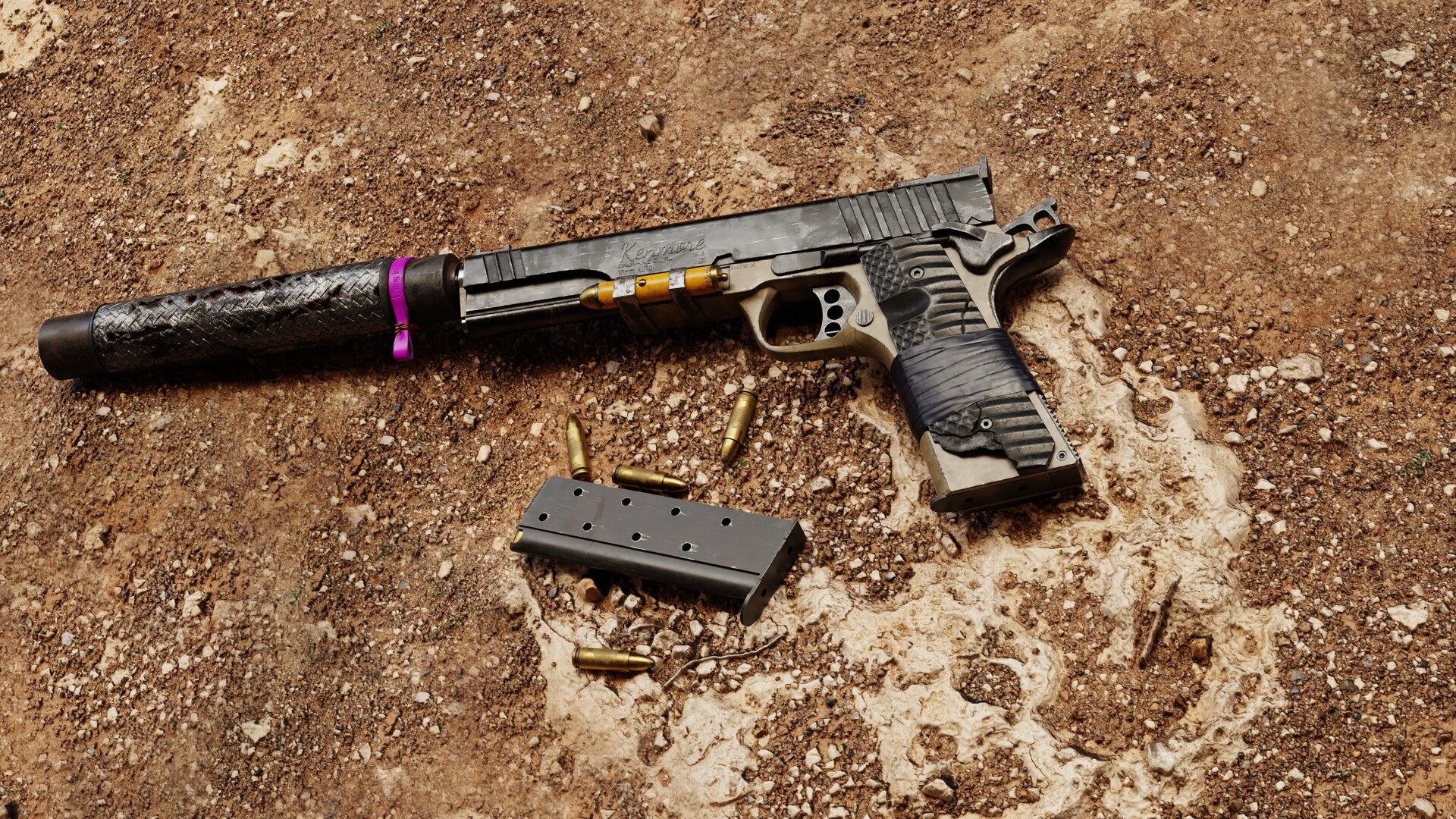 ArtStation - Post-apocalyptic pistol