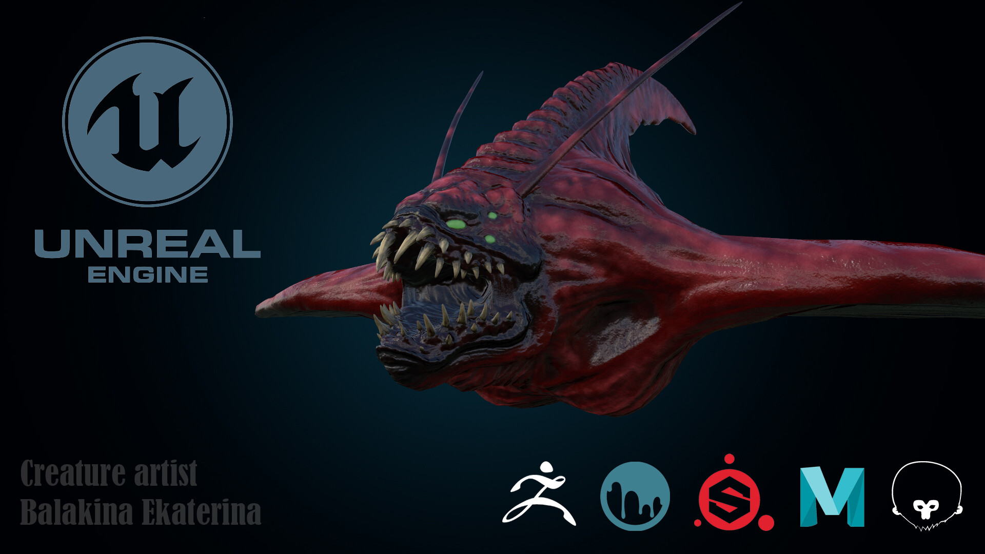 ArtStation - Fish Monster