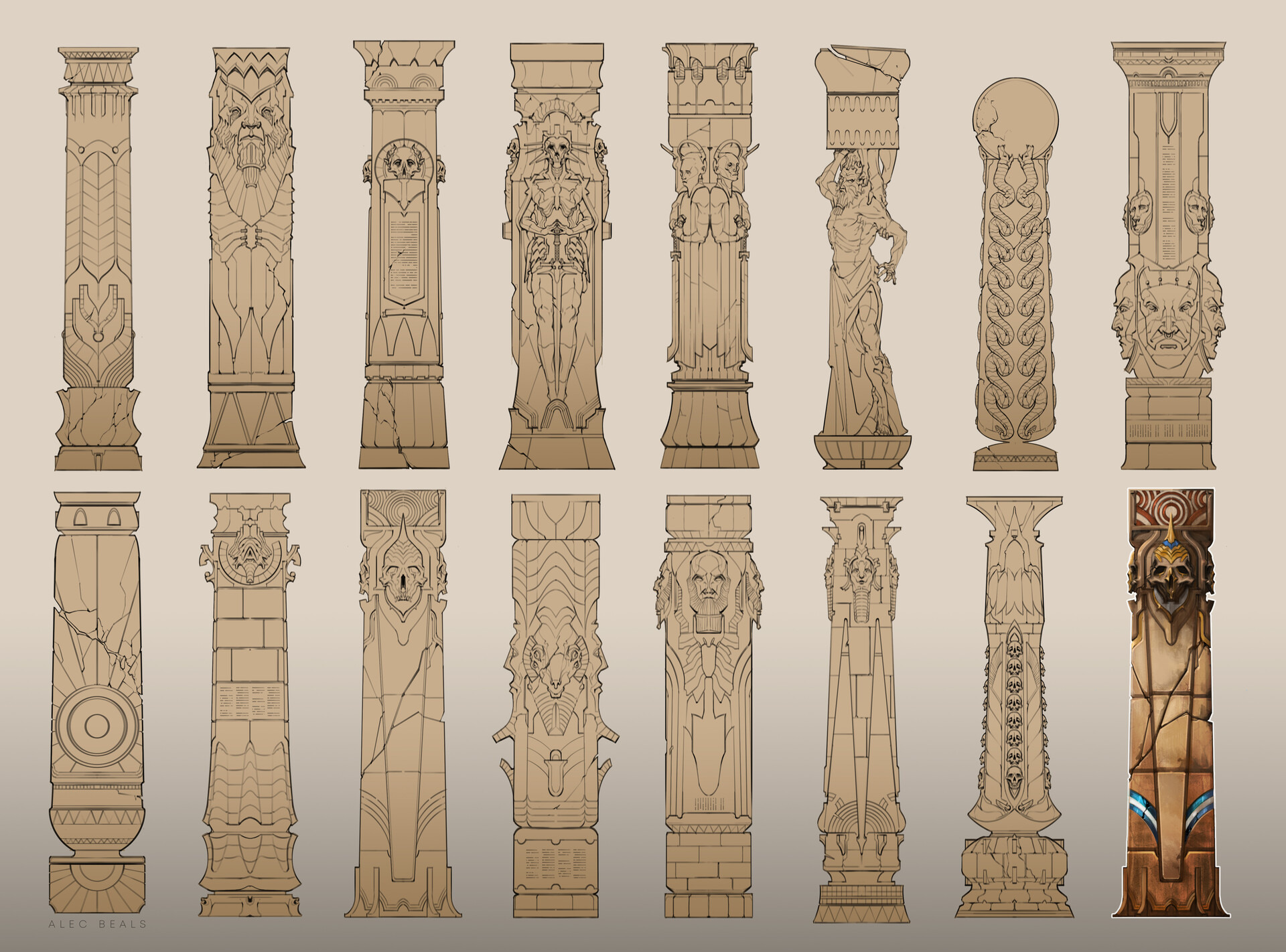 ArtStation - Columns