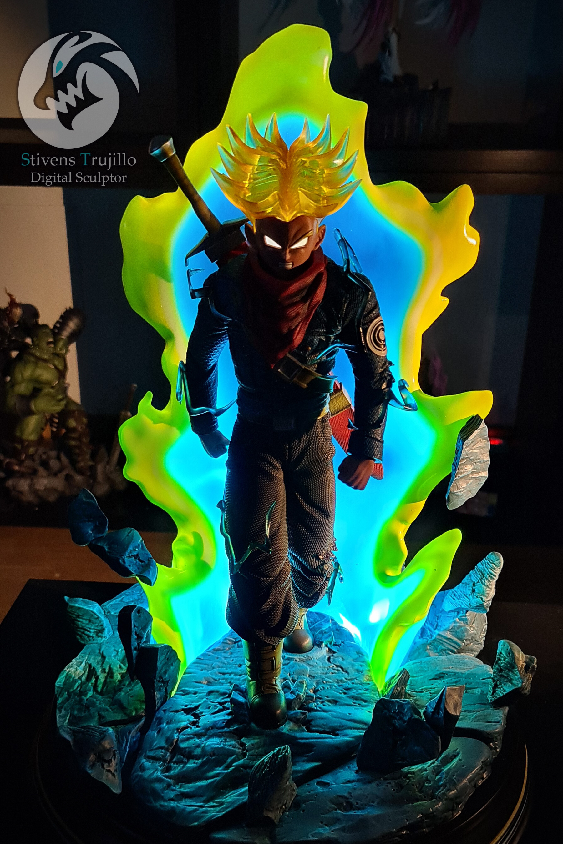 ArtStation - trunks´rage statue
