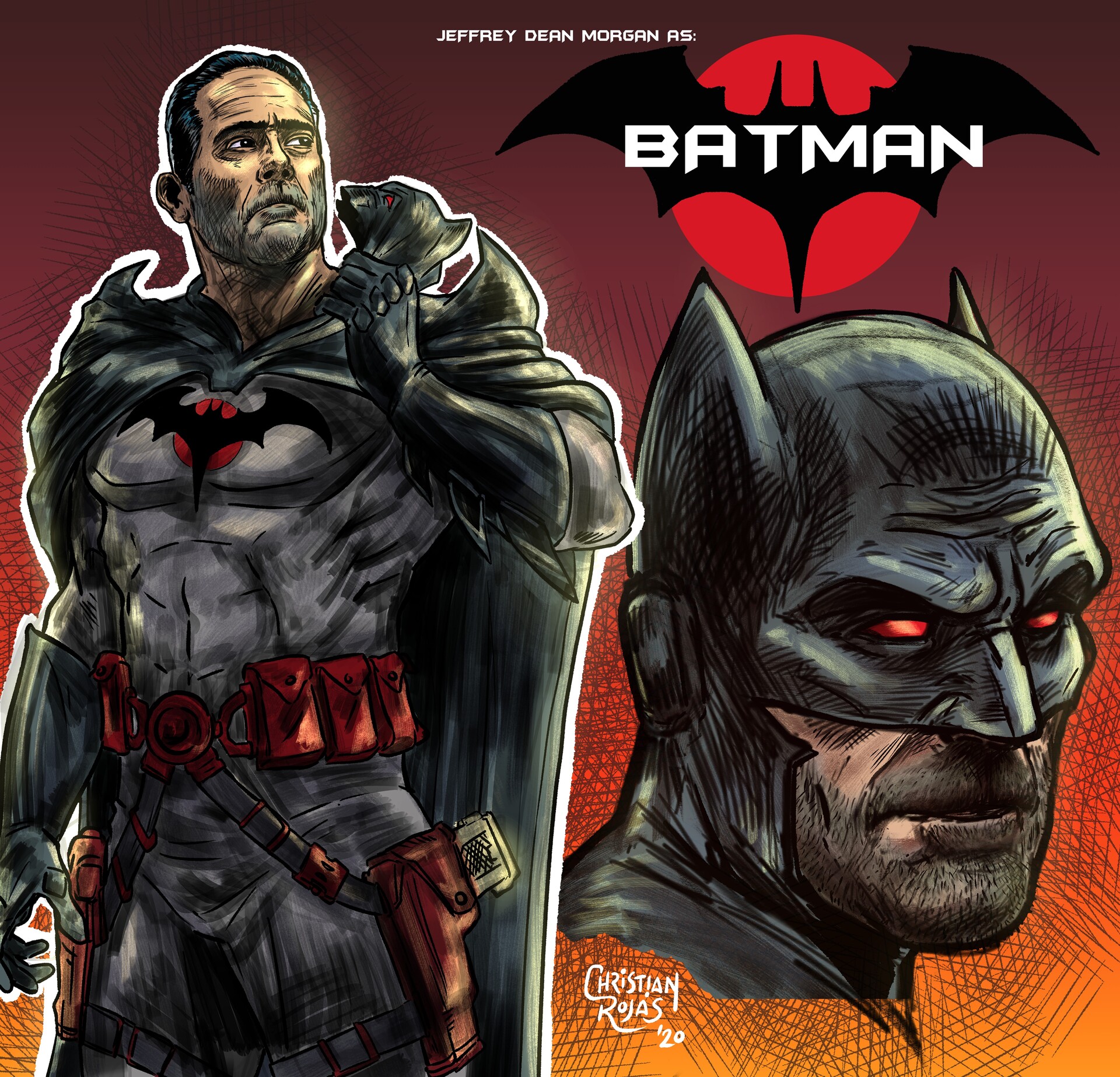 ArtStation - Batman Flashpoint (Jeffrey Dean Morgan)