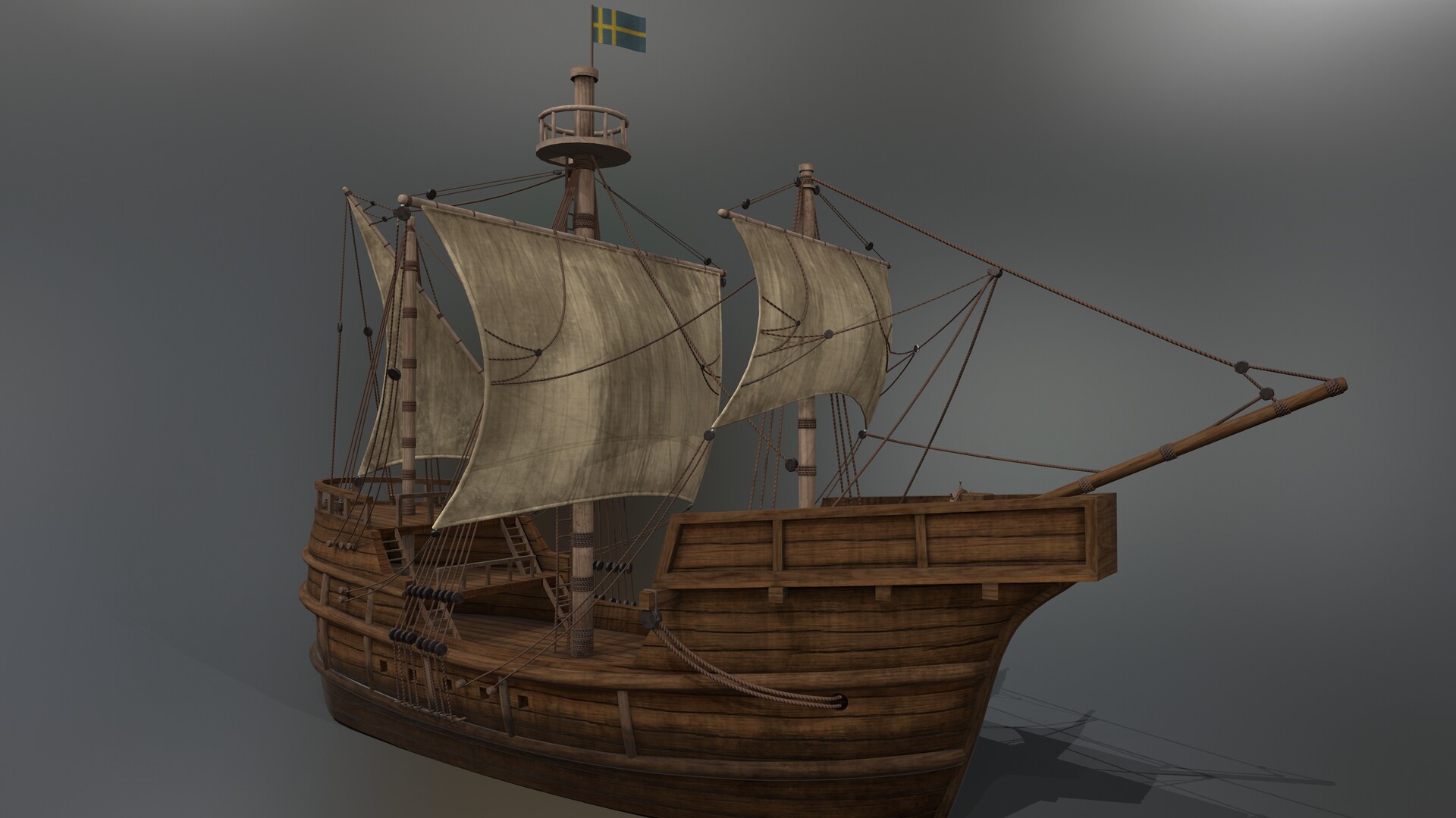 ArtStation - Wooden Ship