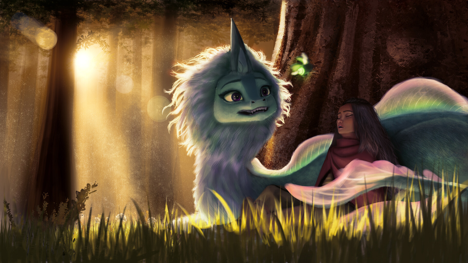 ArtStation - Raya and Sisu fanart