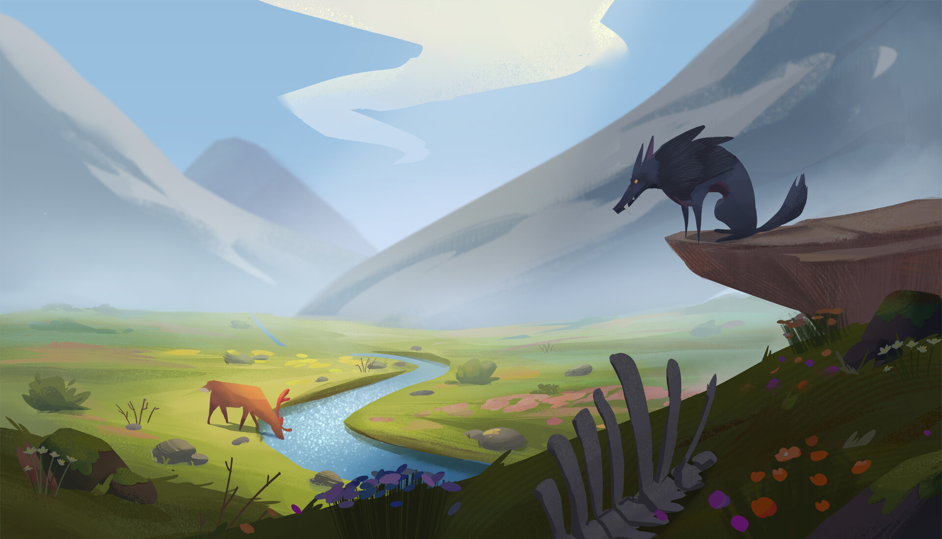 ArtStation - Tundra illustration