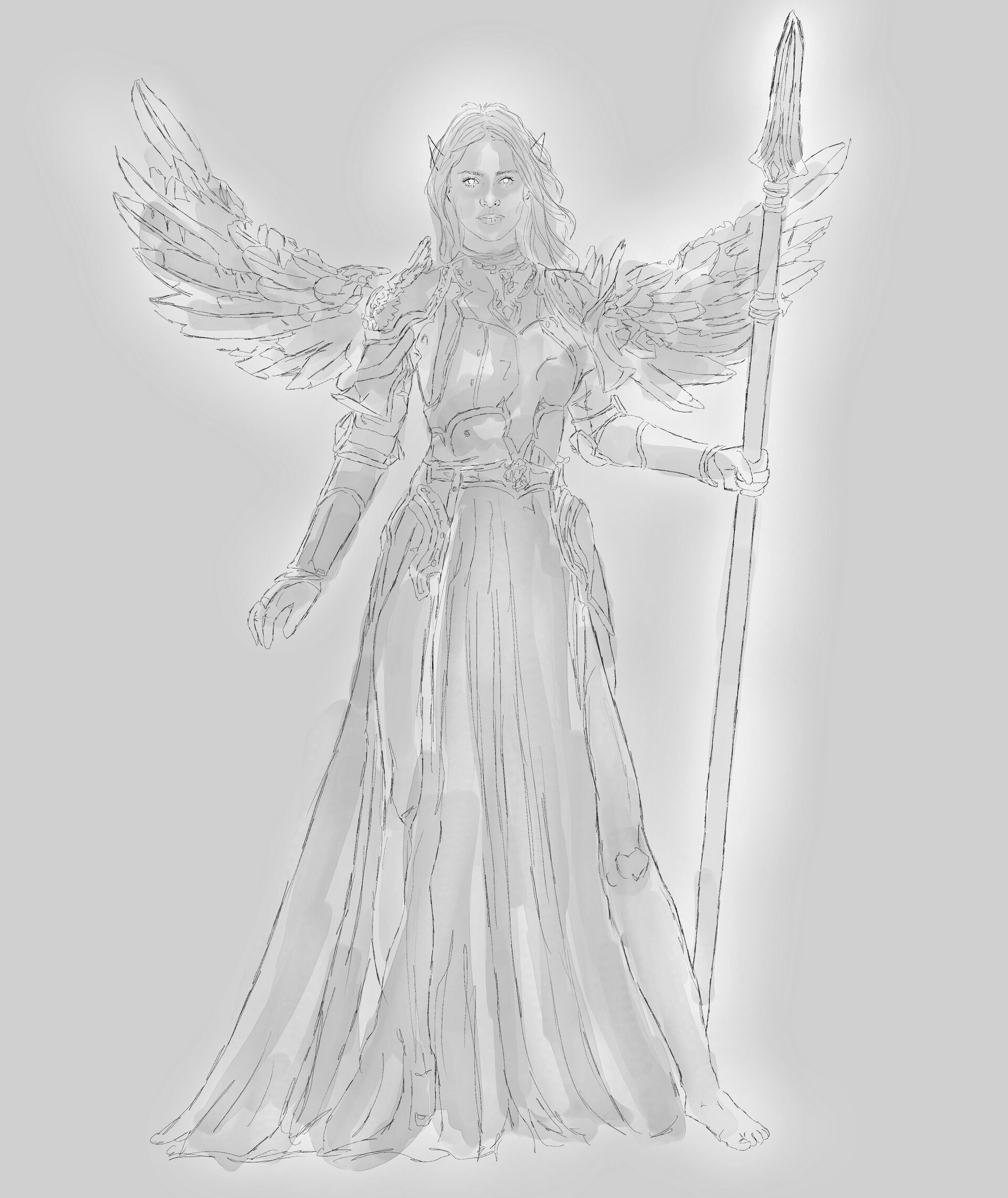 ArtStation - Commissioned Concept Sketch 1 - Hero