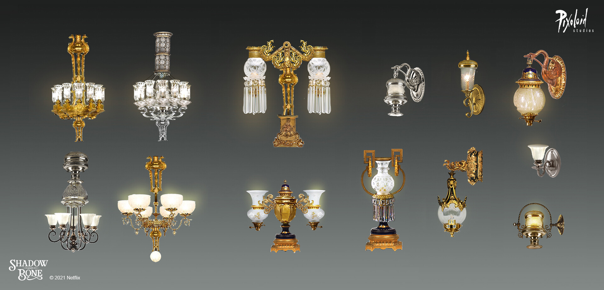 Pixoloid Studios - Shadow and Bone - Lamps